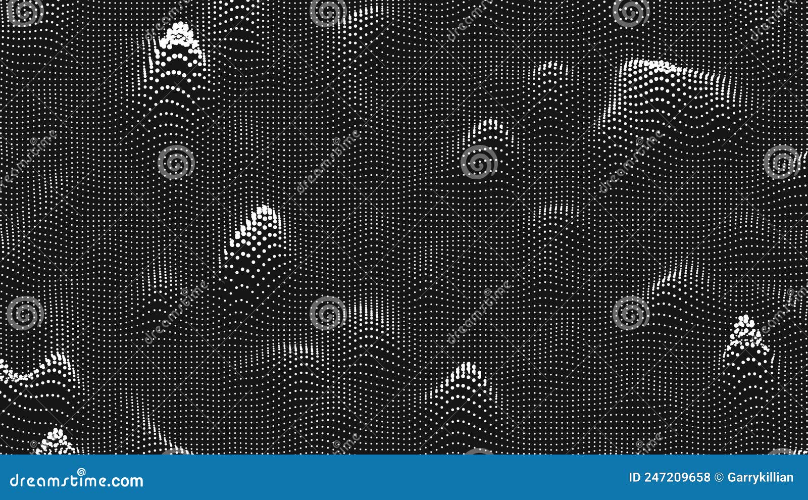 Point Wave Bump Texture. Abstract Dot Background. Technological ...