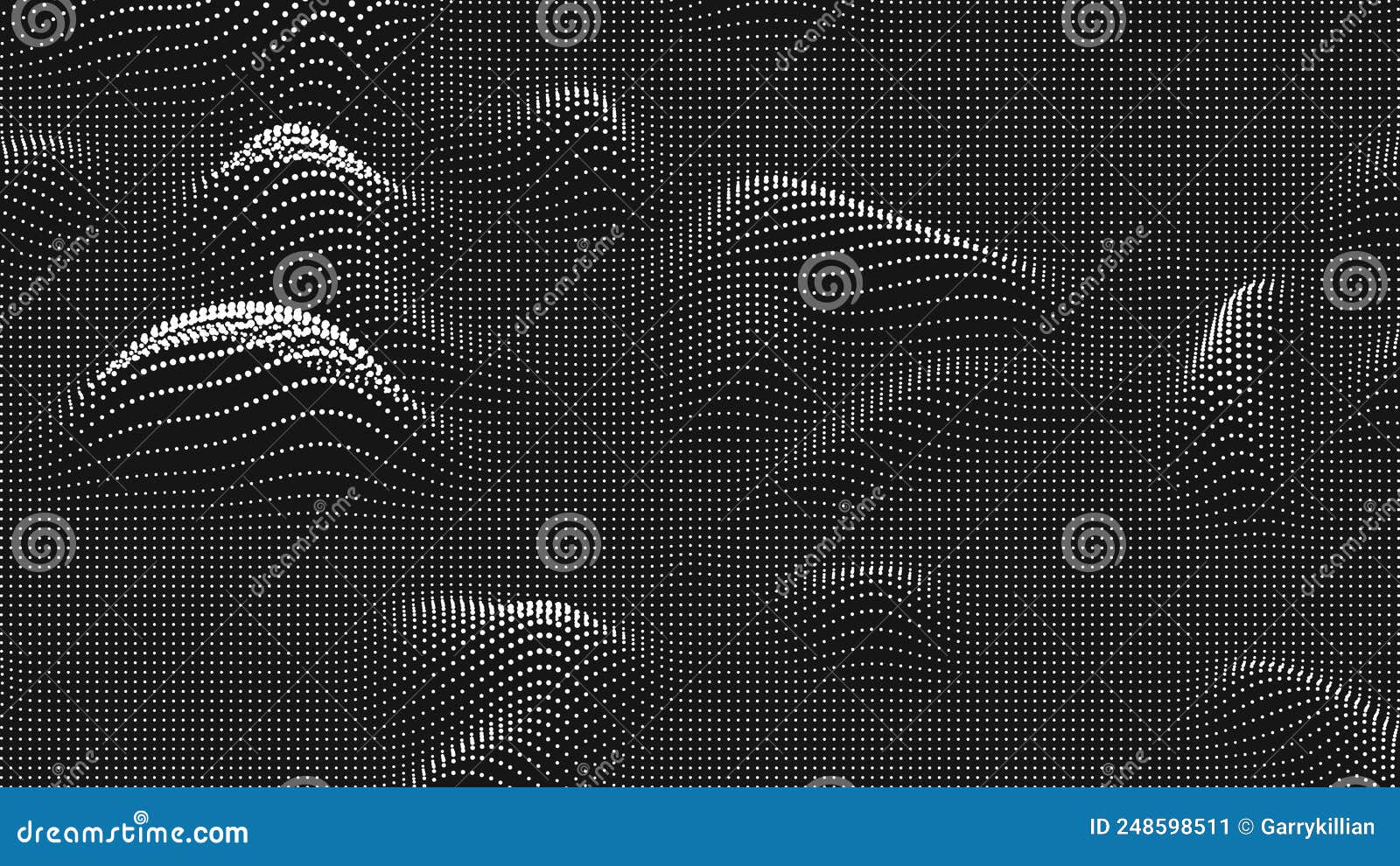 Point Wave Bump Texture. Abstract Dot Background. Technological ...
