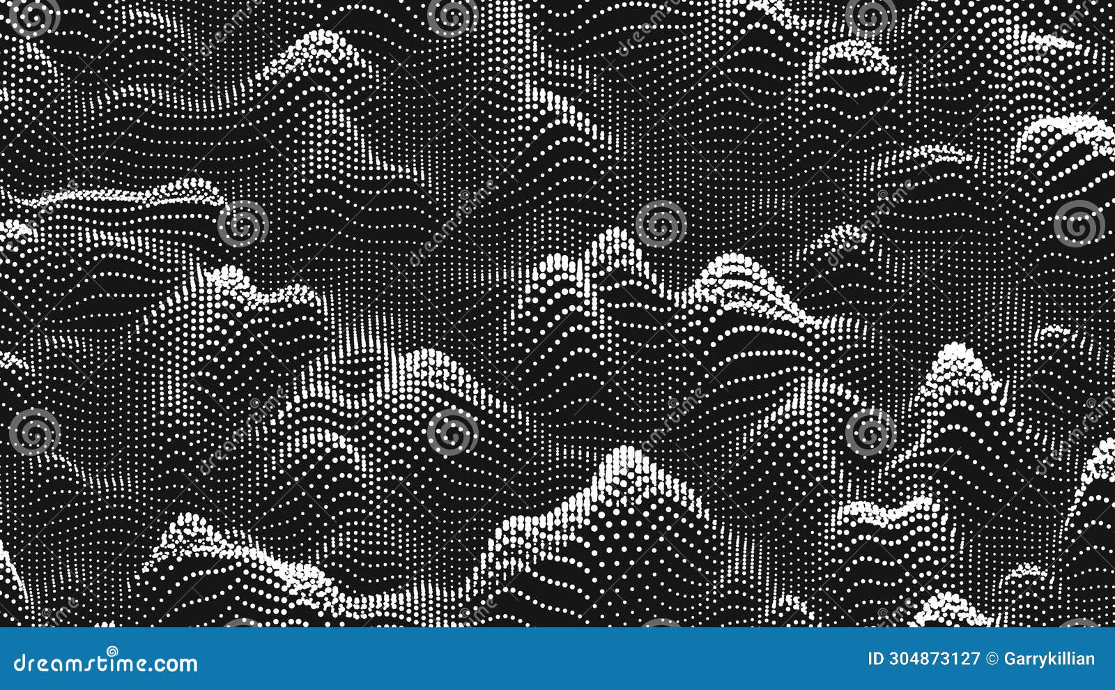 Point Wave Bump Texture. Abstract Dot Background. Technological ...
