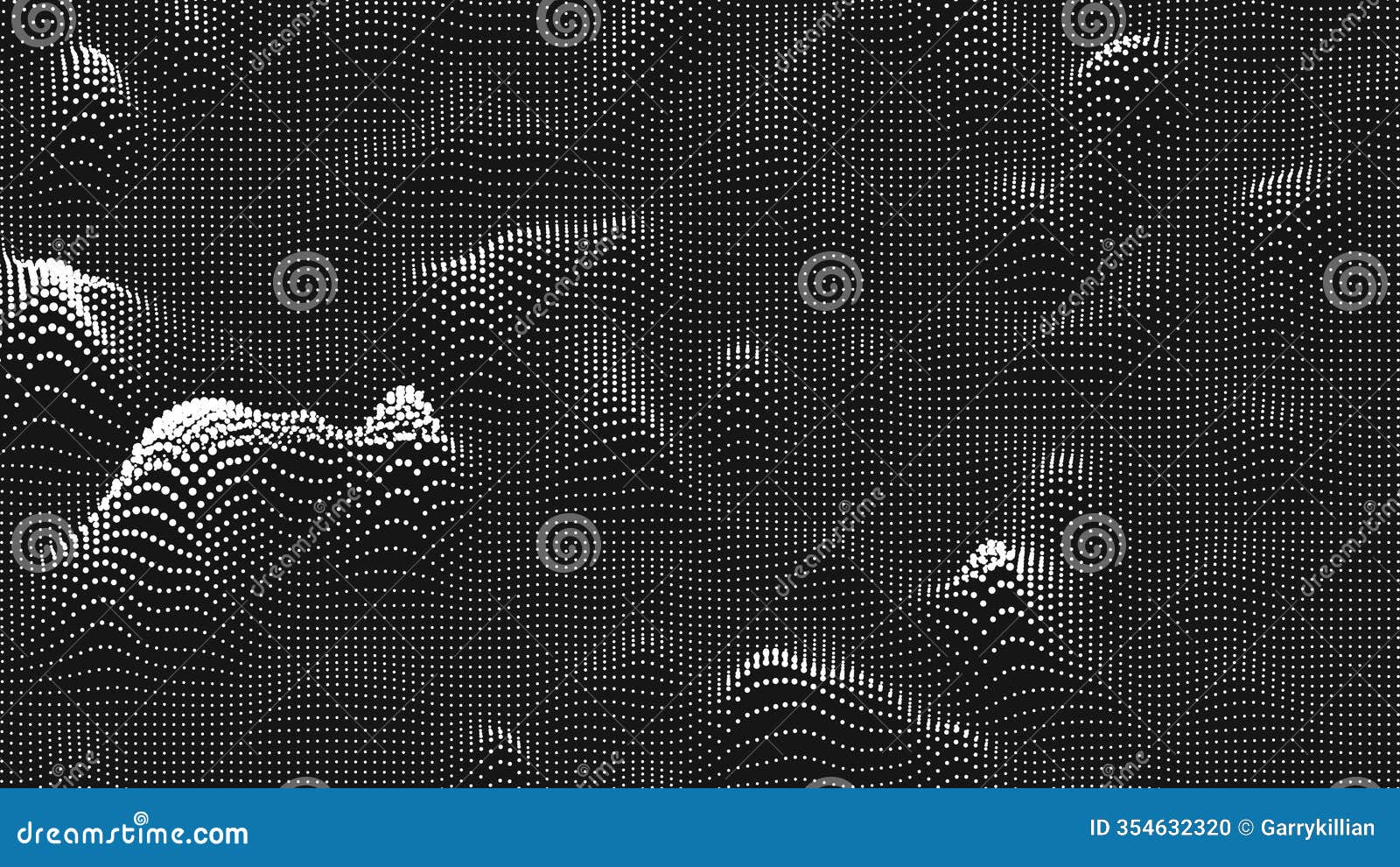Point Wave Bump Texture. Abstract Dot Background. Technological ...