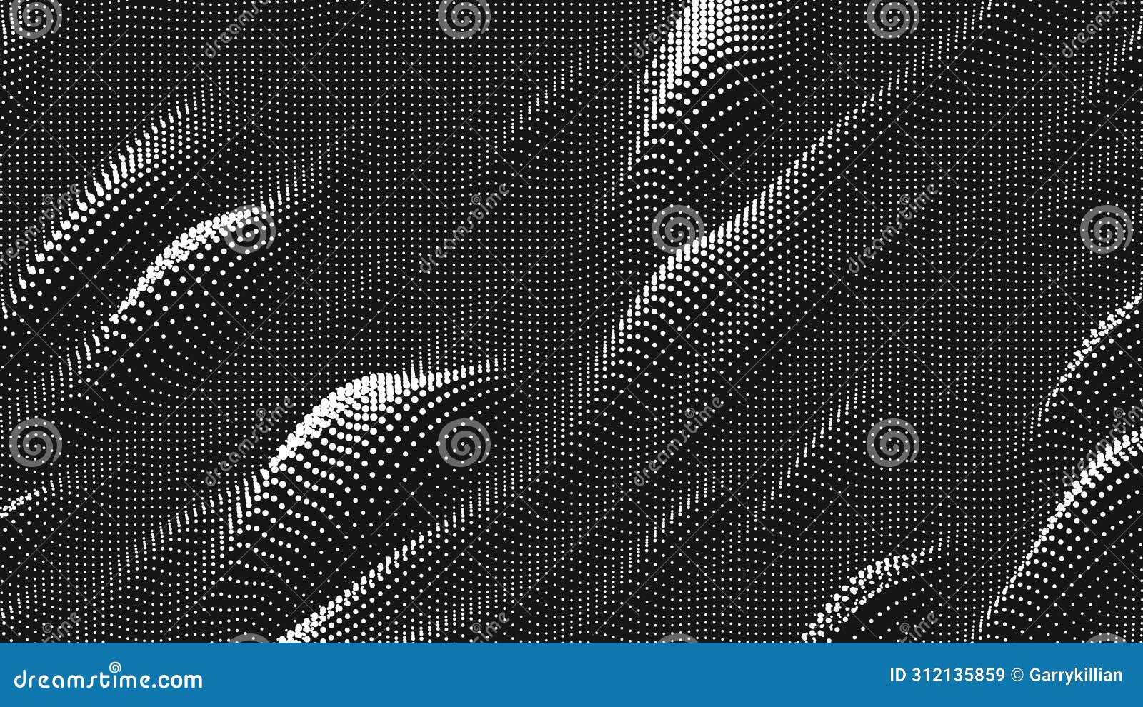 Point Wave Diagonal Texture. Abstract Dot Background. Technological ...