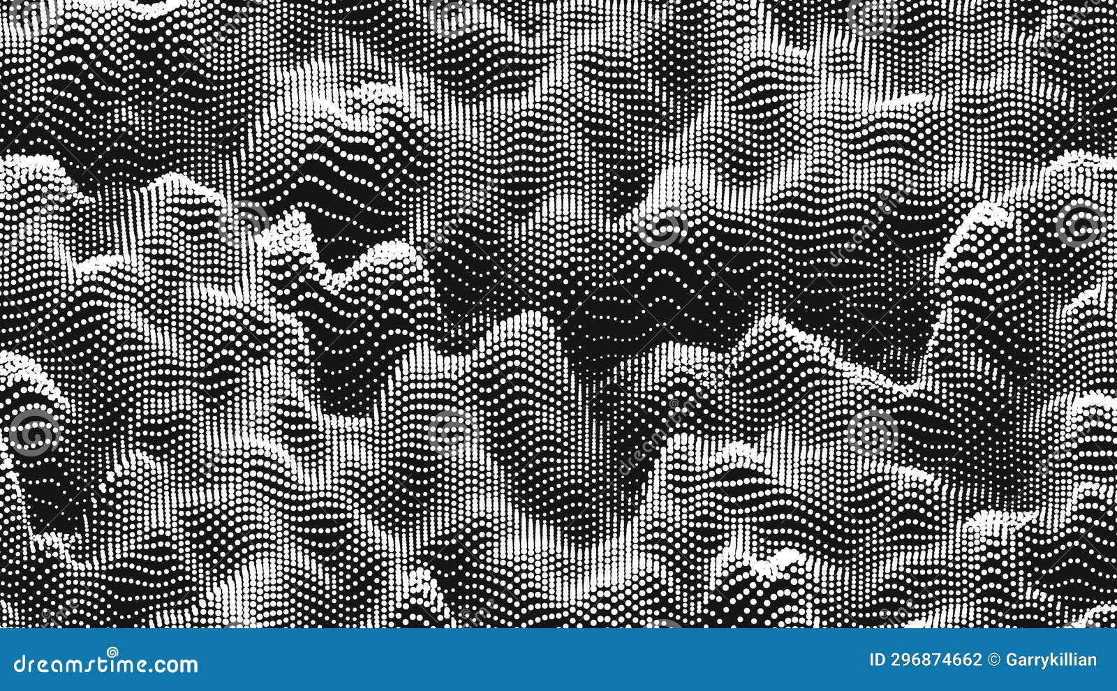 Point Wave Bump Texture. Abstract Dot Background. Technological ...