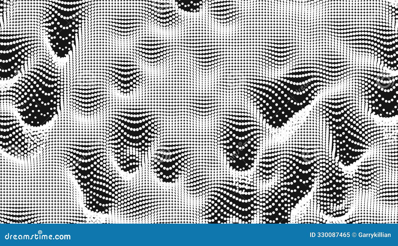 Point Wave Noise Texture. Abstract Dot Background. Technological ...