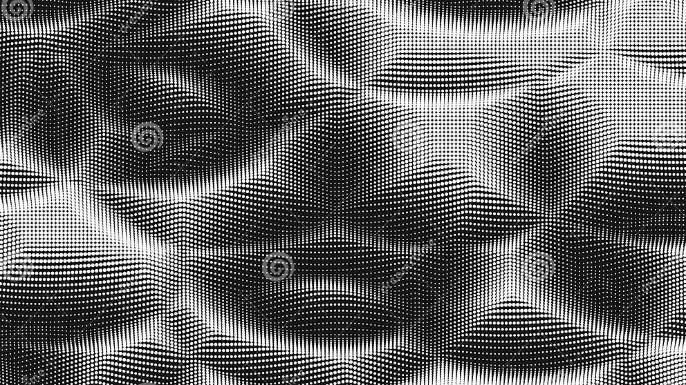 Point Wave Noise Texture. Abstract Dot Background. Technological ...