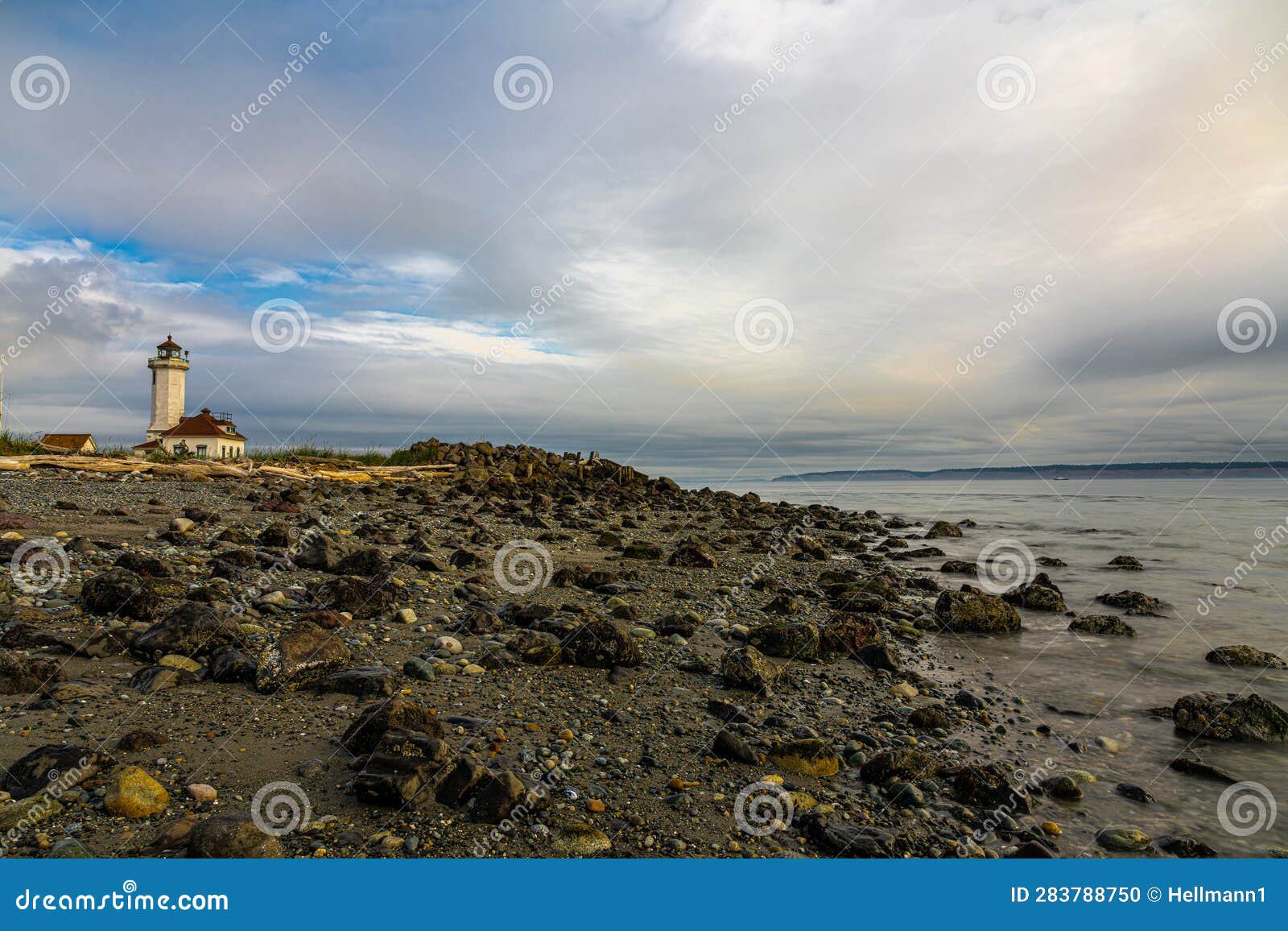 Point Wilson Lighthouse stock photo. Image of tour, trail - 283788750
