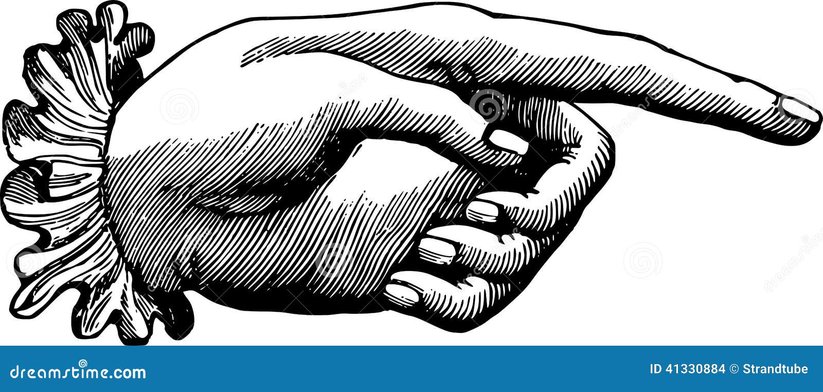 Pointage Du Croquis De Main Illustration Stock - Illustration du ...