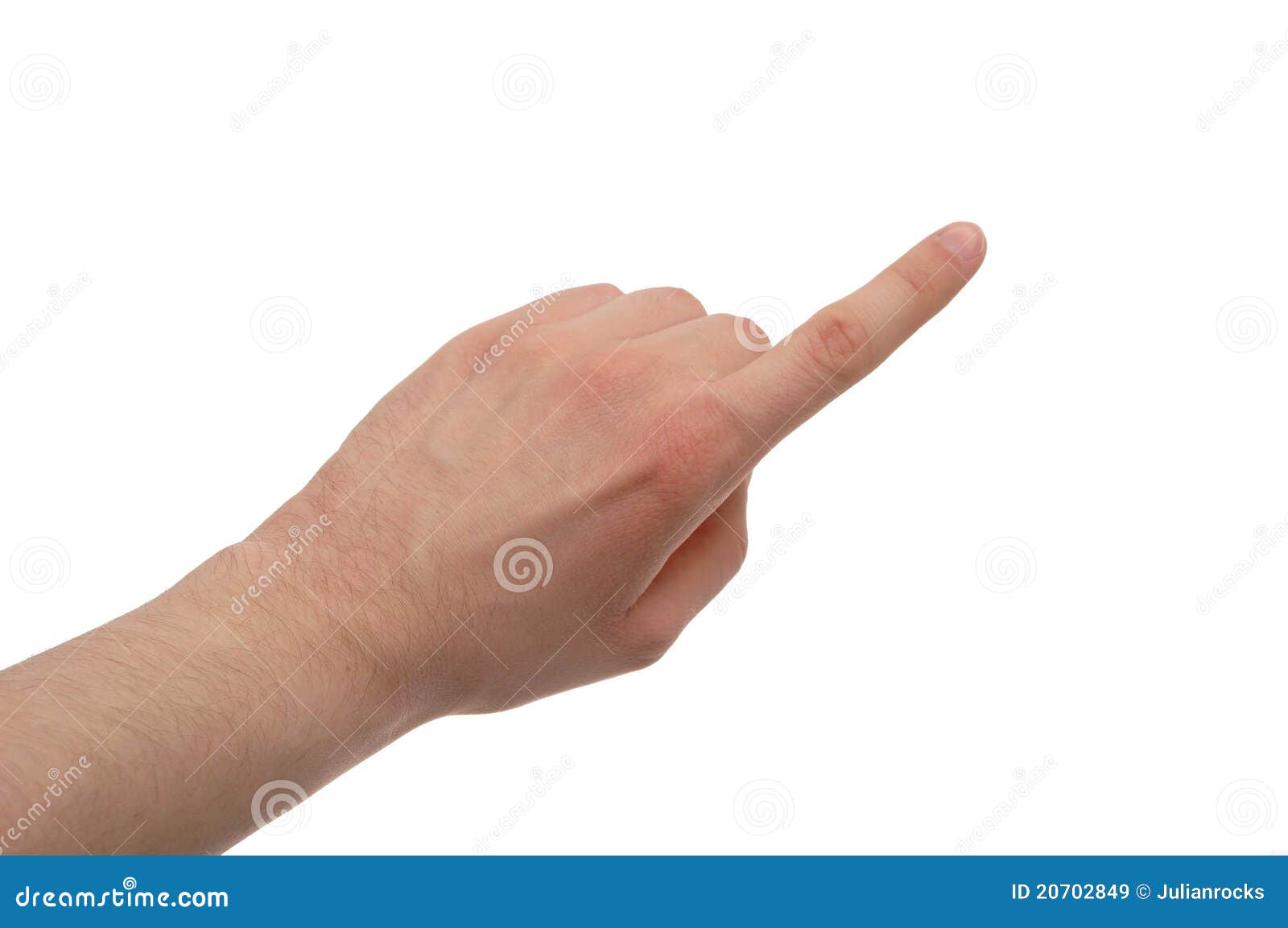 Pointage du doigt image stock. Image du doigt, presse - 20702849