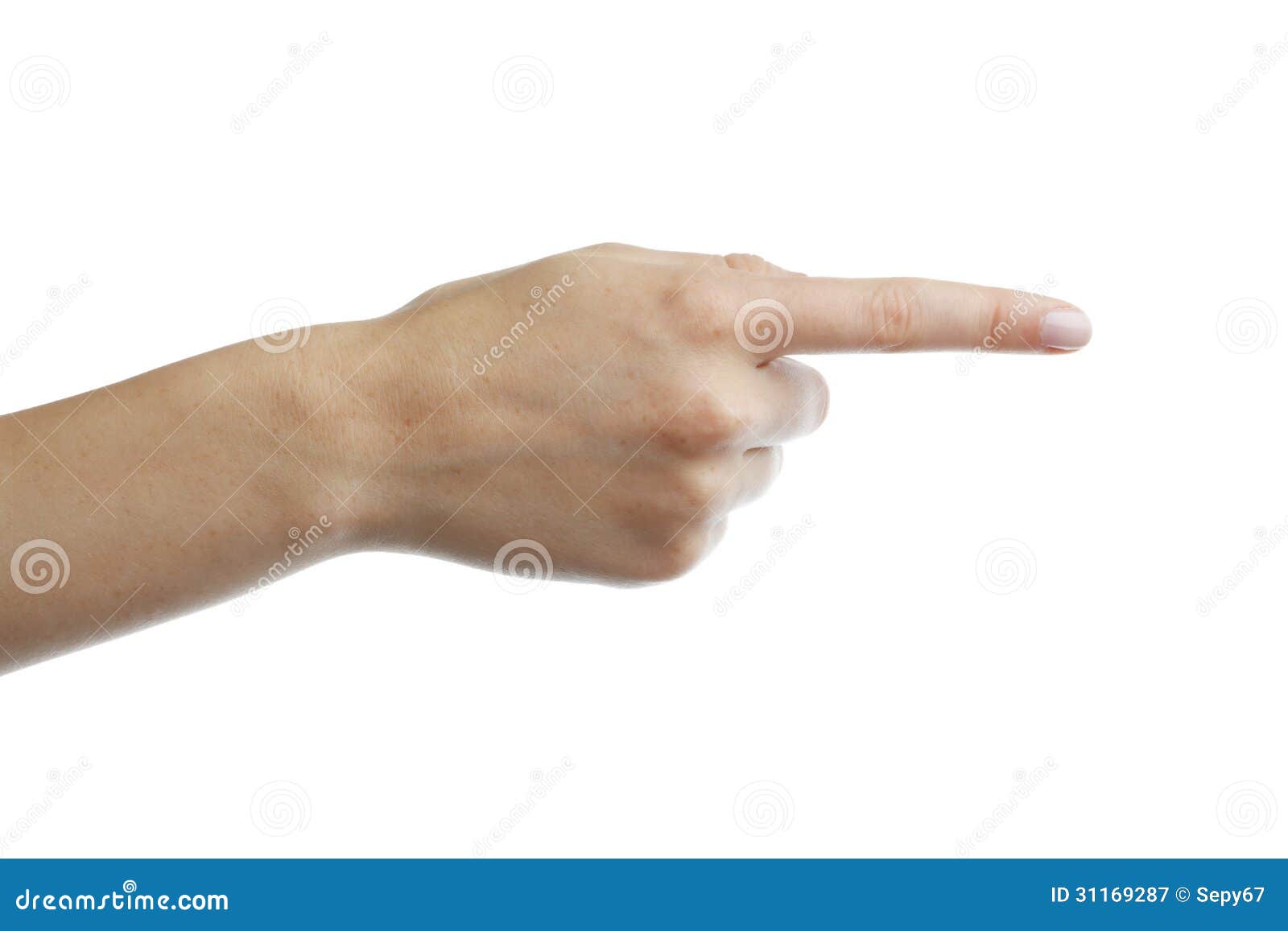 Pointage du doigt image stock. Image du doigt, beauté - 31169287
