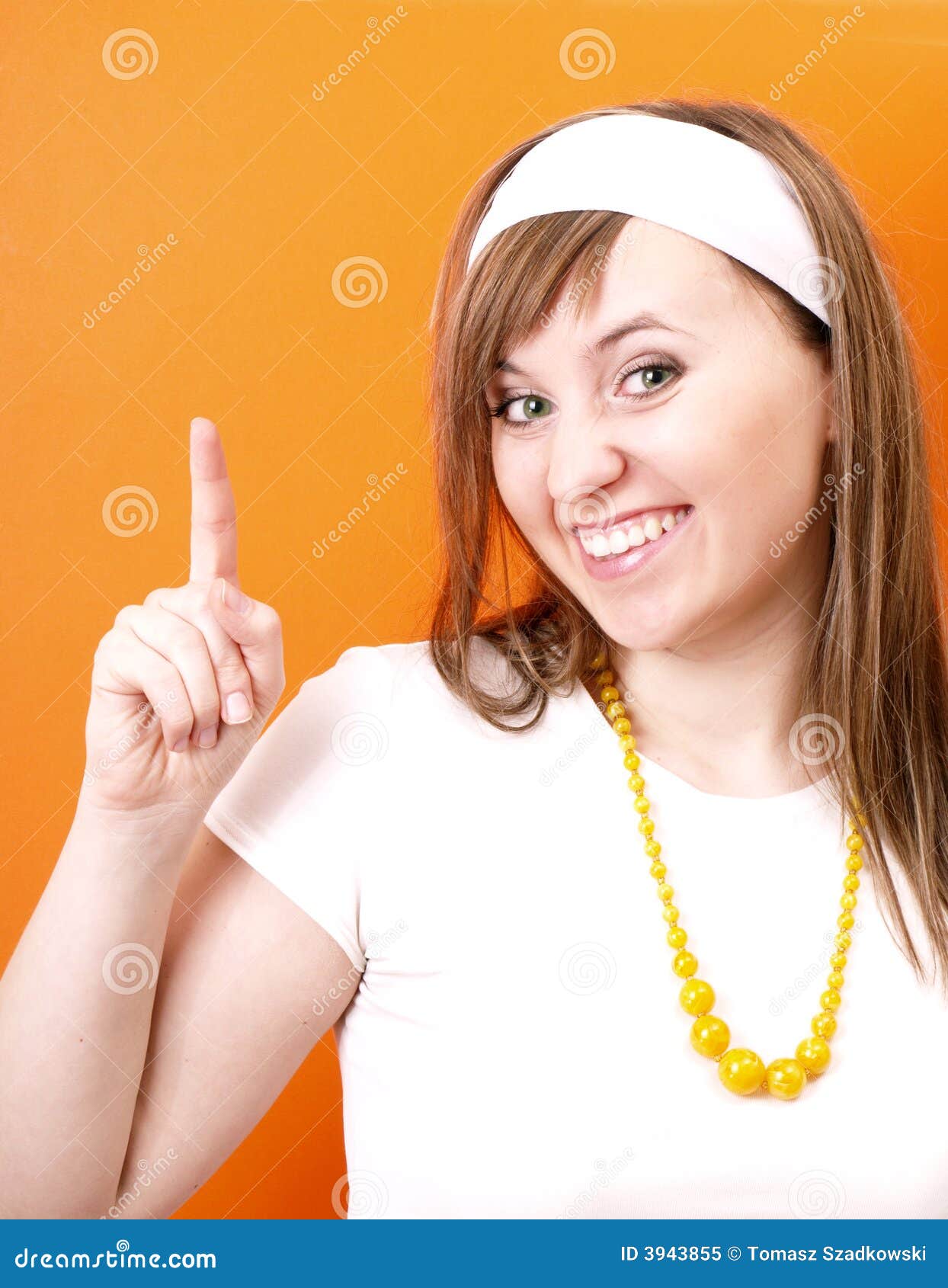 Pointage du doigt image stock. Image du regarder, verticale - 3943855