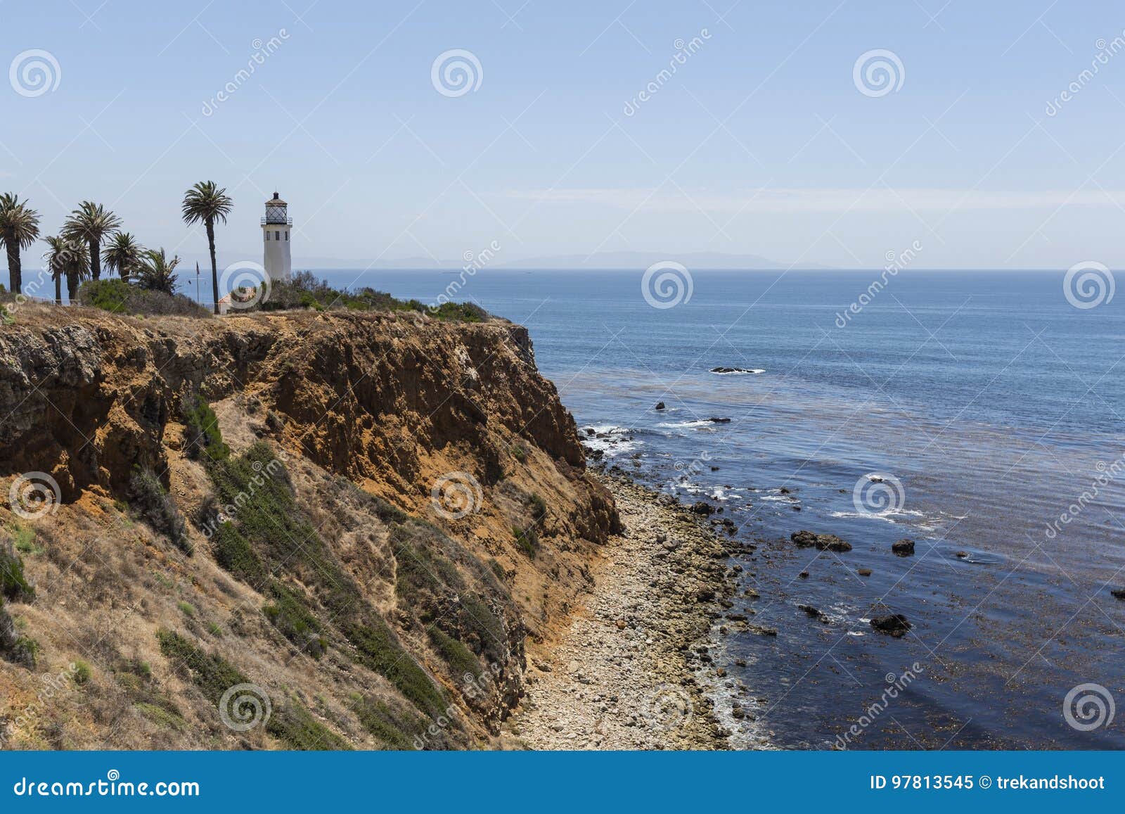 Pointe Vincente Em Rancho Palos Verdes California Imagem de Stock ...
