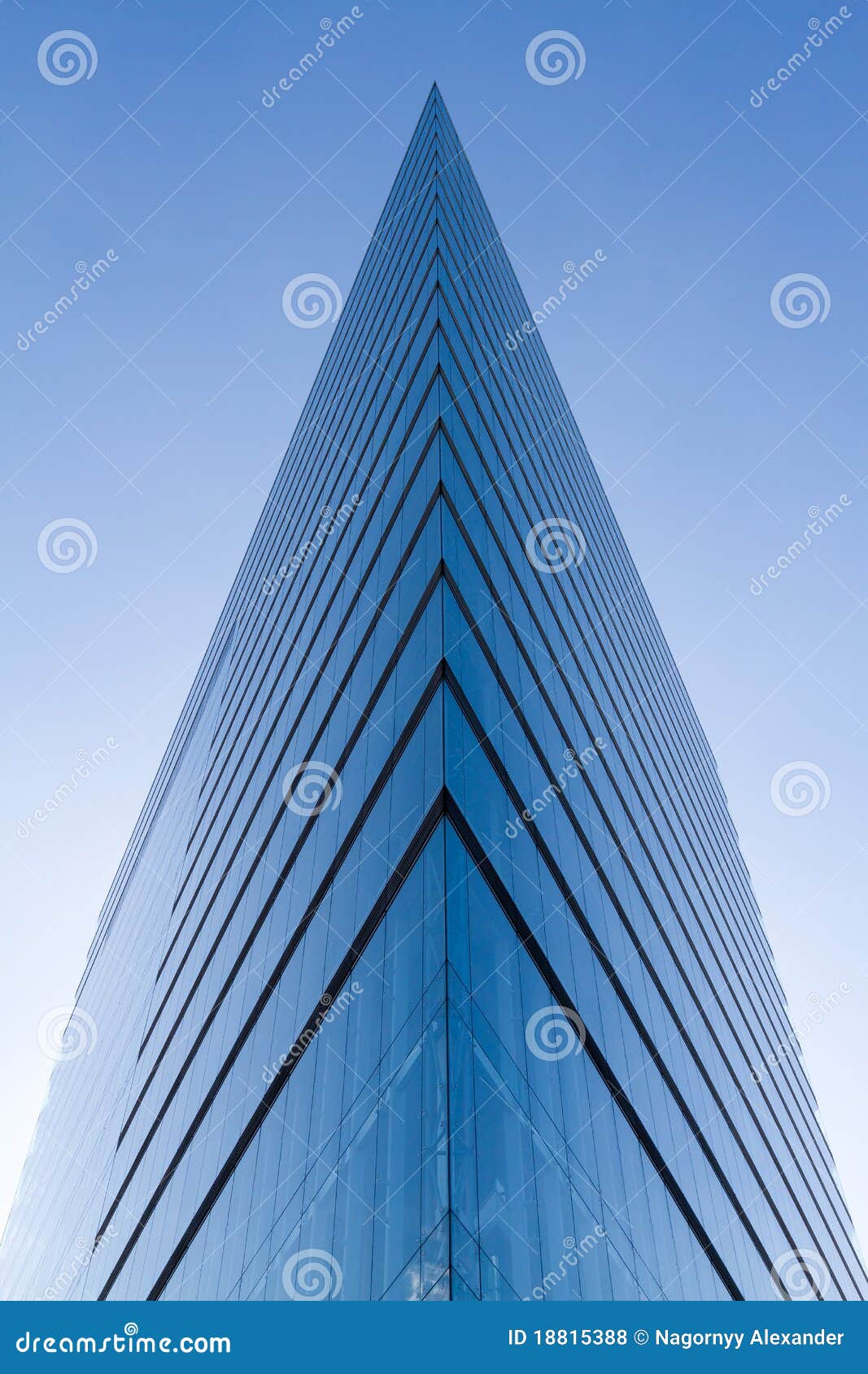 Pointed modern building stock photo. Image of pinnacle - 18815388