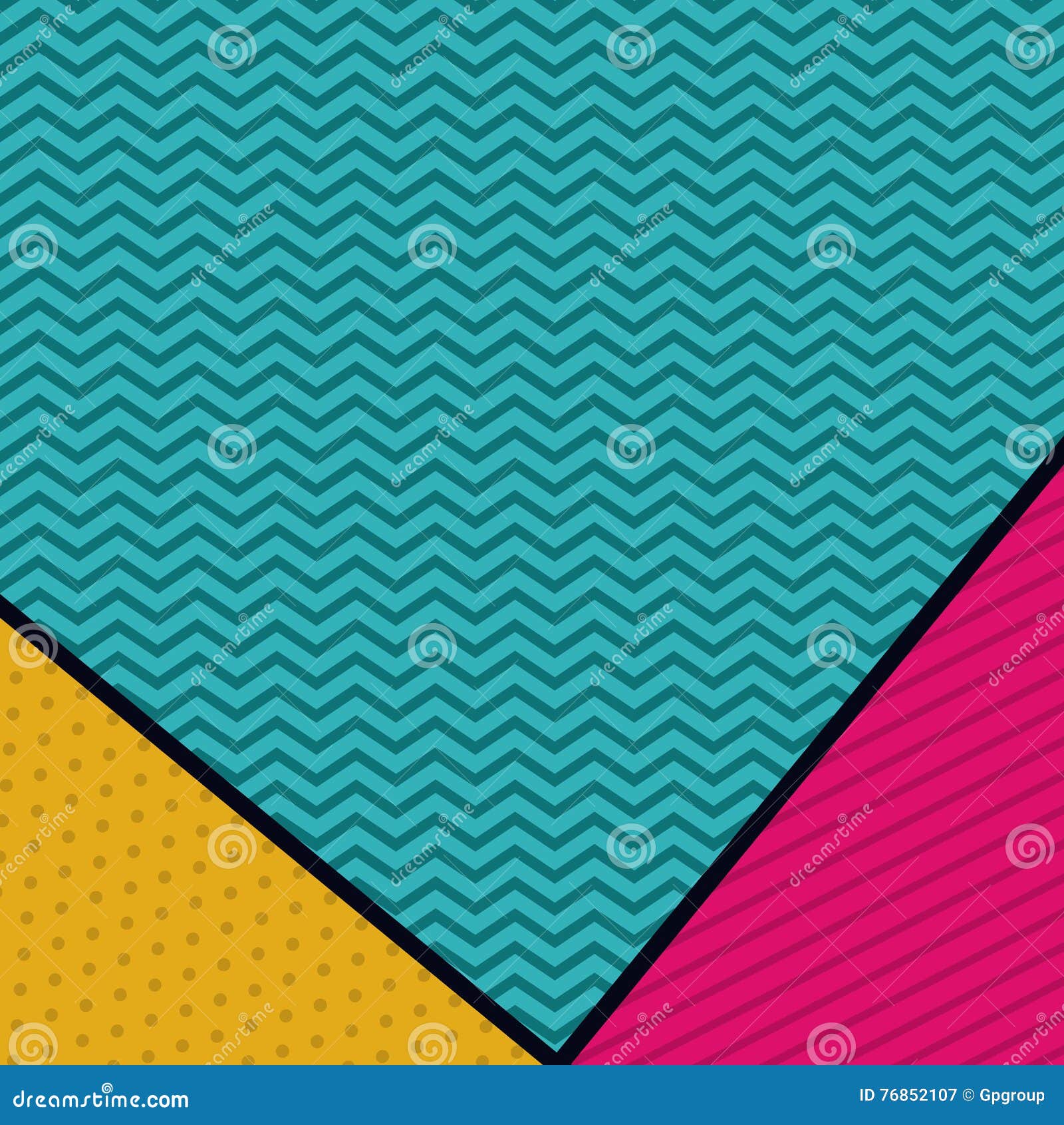 Pointed and Striped Background Design Stock Vector - Illustration of ...