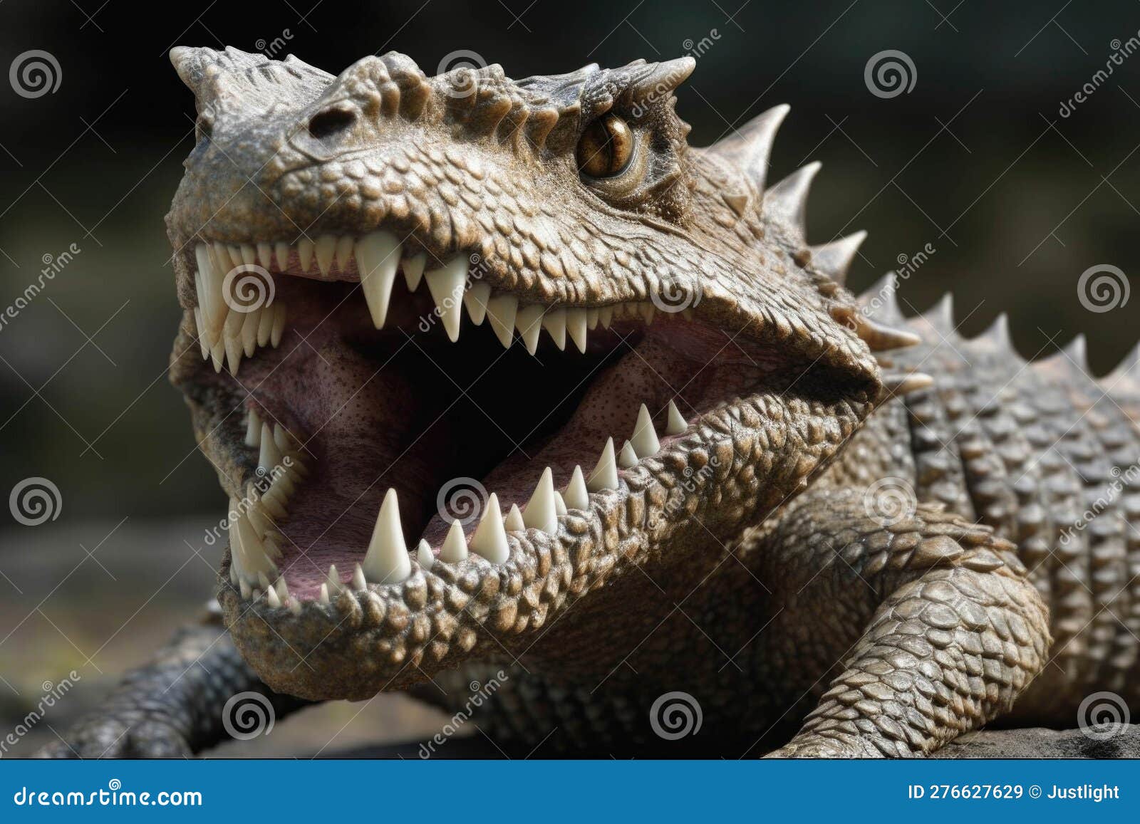 Pointed Teeth Sharp and Curved that Seem To Come Alive in a Formidable ...