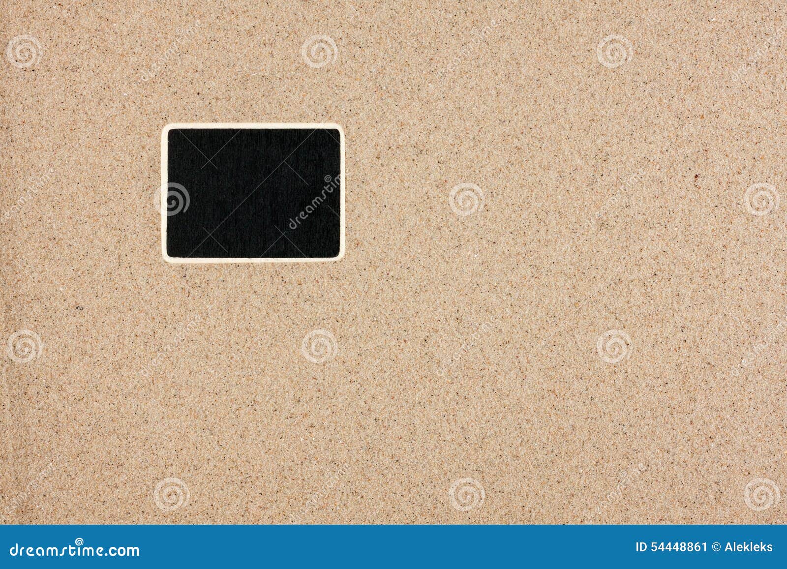 Pointer, Ads Board in the Form Rectangle in the Sand Stock Image ...