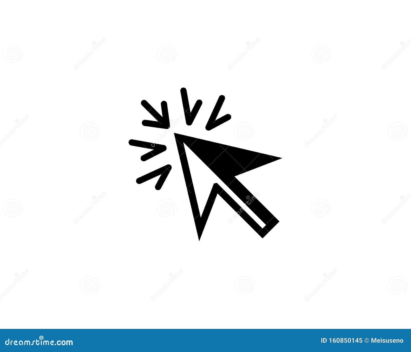 Pointer Arrow Icon Vector Logo Template Illustration Design Stock ...