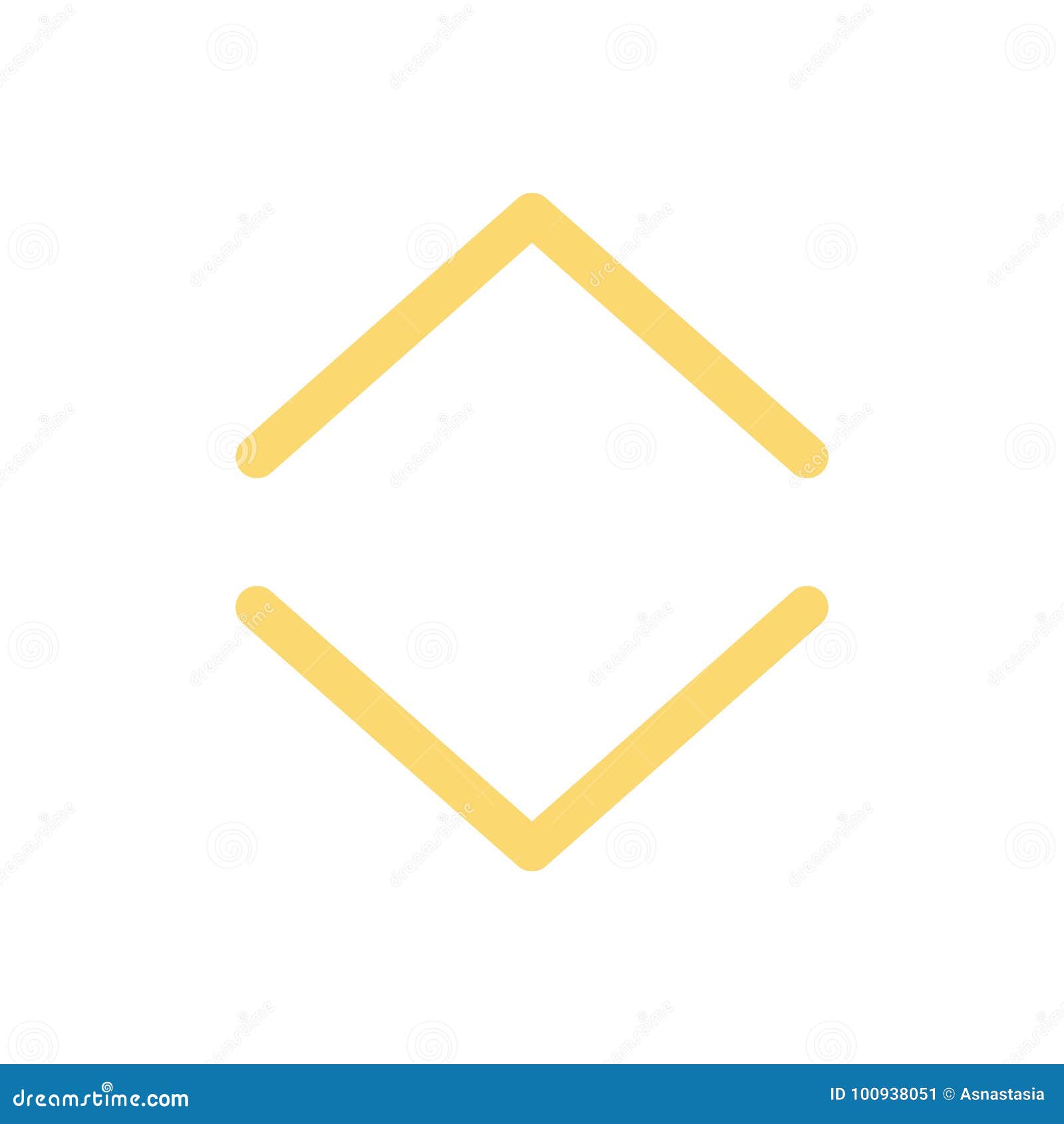 Pointer, Arrow in Modern Flat Style. Arrow Button Isolated on White ... Pointer, Arrow in Modern Flat Style. Arrow Button Isolated on White ...