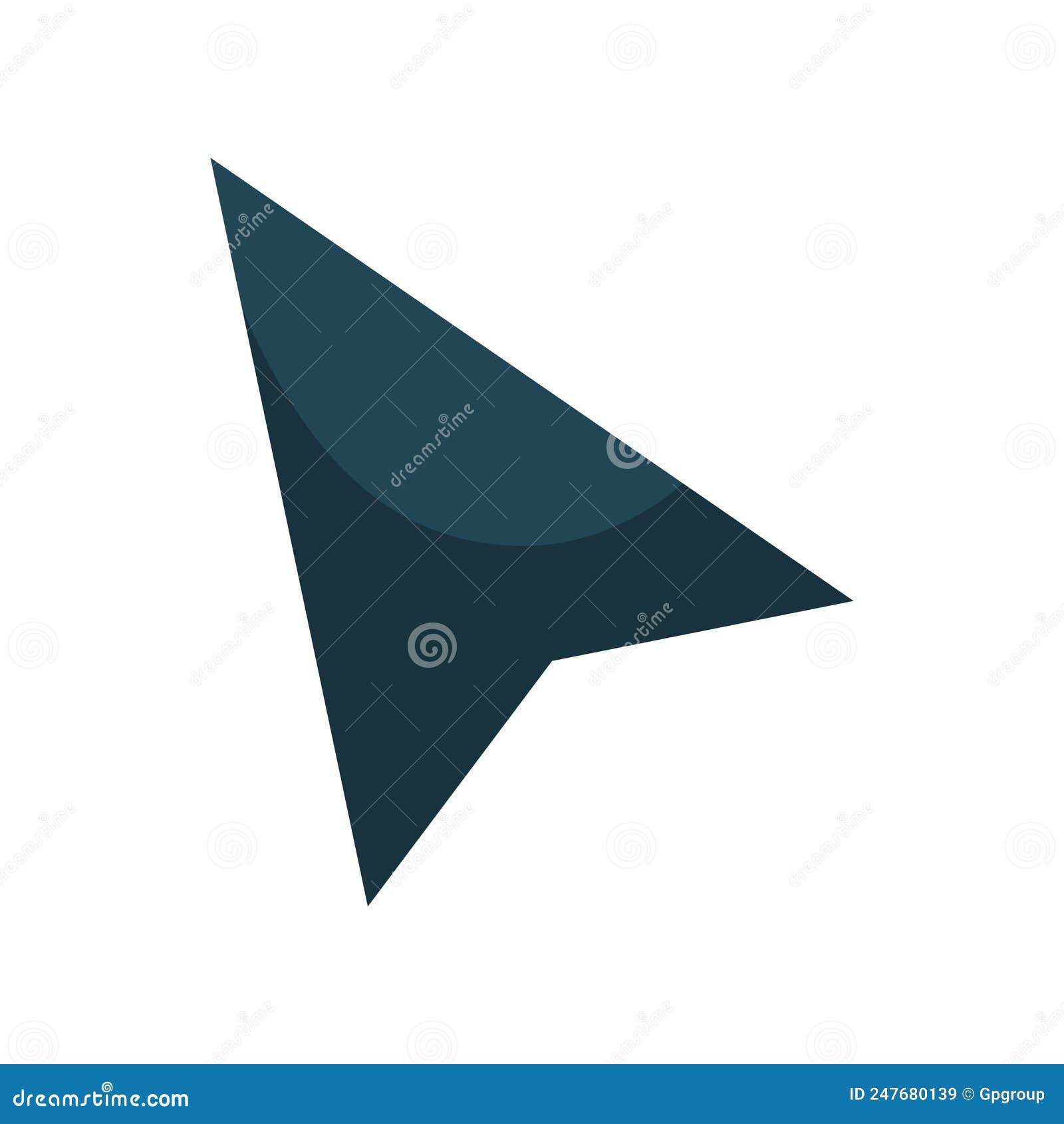 Pointer cursor design stock vector. Illustration of connection - 247680139