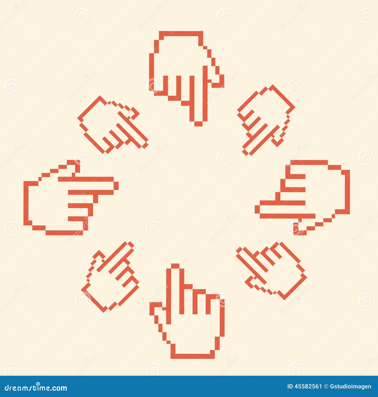 Pointer design stock vector. Illustration of collection - 45582561