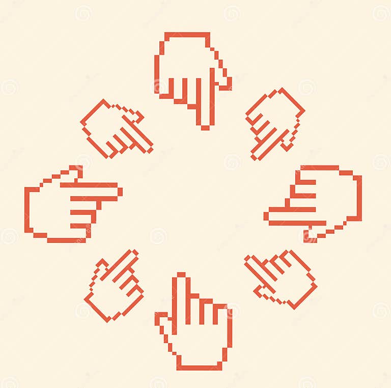 Pointer design stock vector. Illustration of collection - 45582561