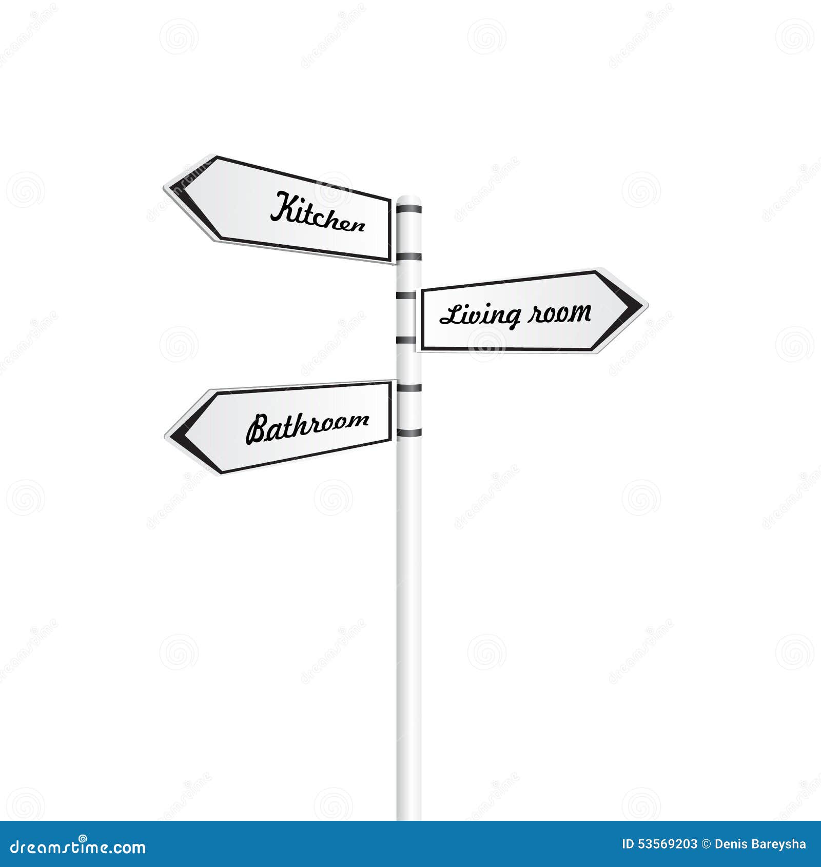 Pointer direction stock vector. Illustration of choice - 53569203