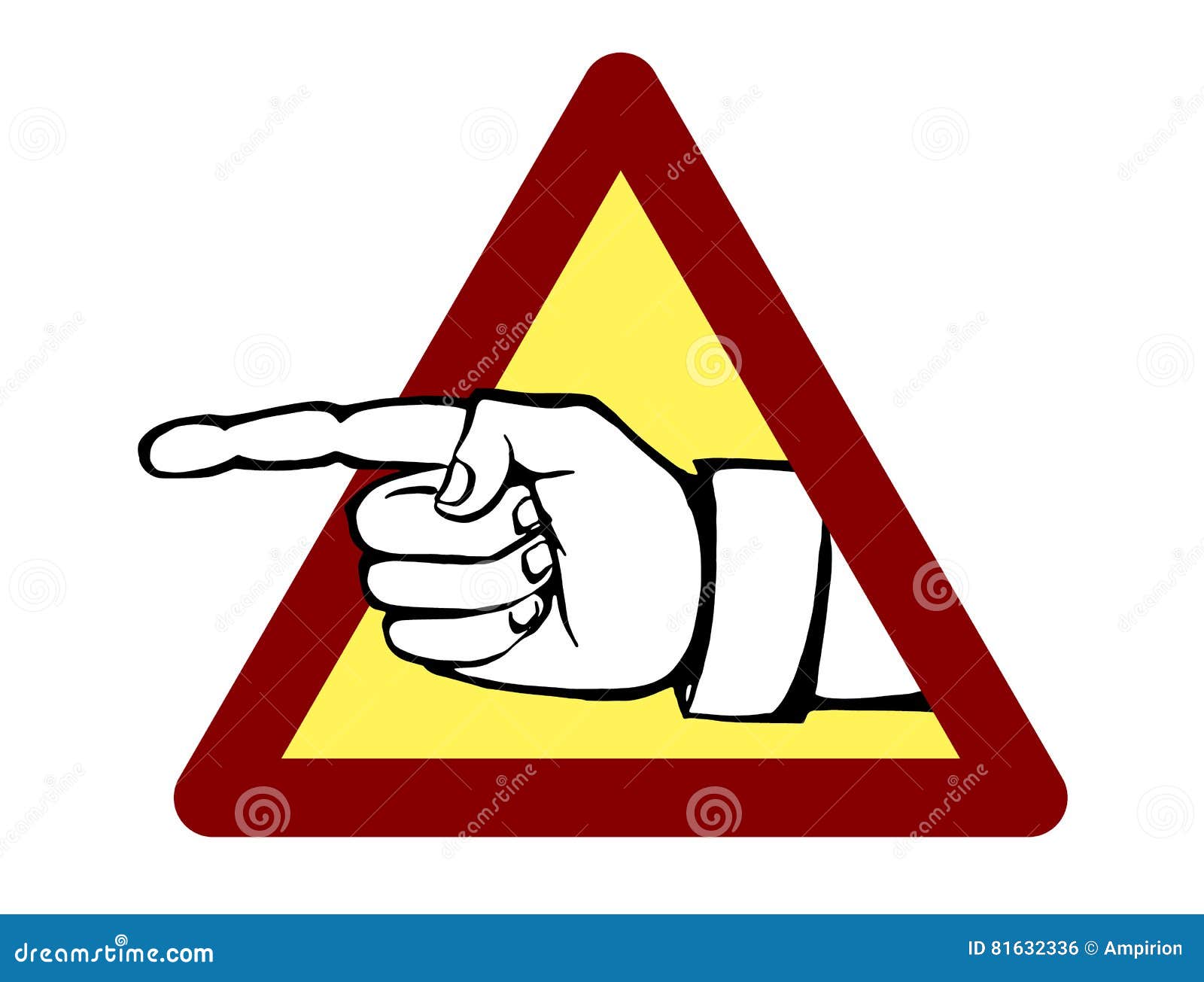 The pointer direction stock vector. Illustration of illustrations ...