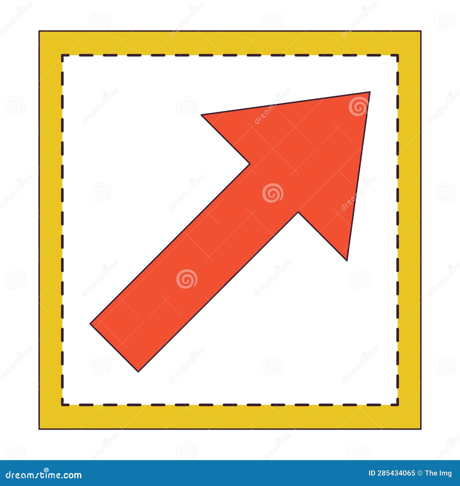 Pointer Flat Line Color Isolated Vector Object Stock Vector ...