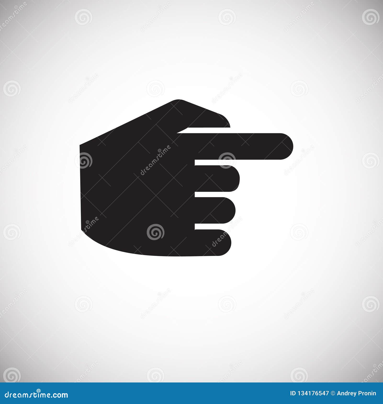 Pointer Gesture Slide Left And Right Black Solid Pictogram. Hand Finger ...