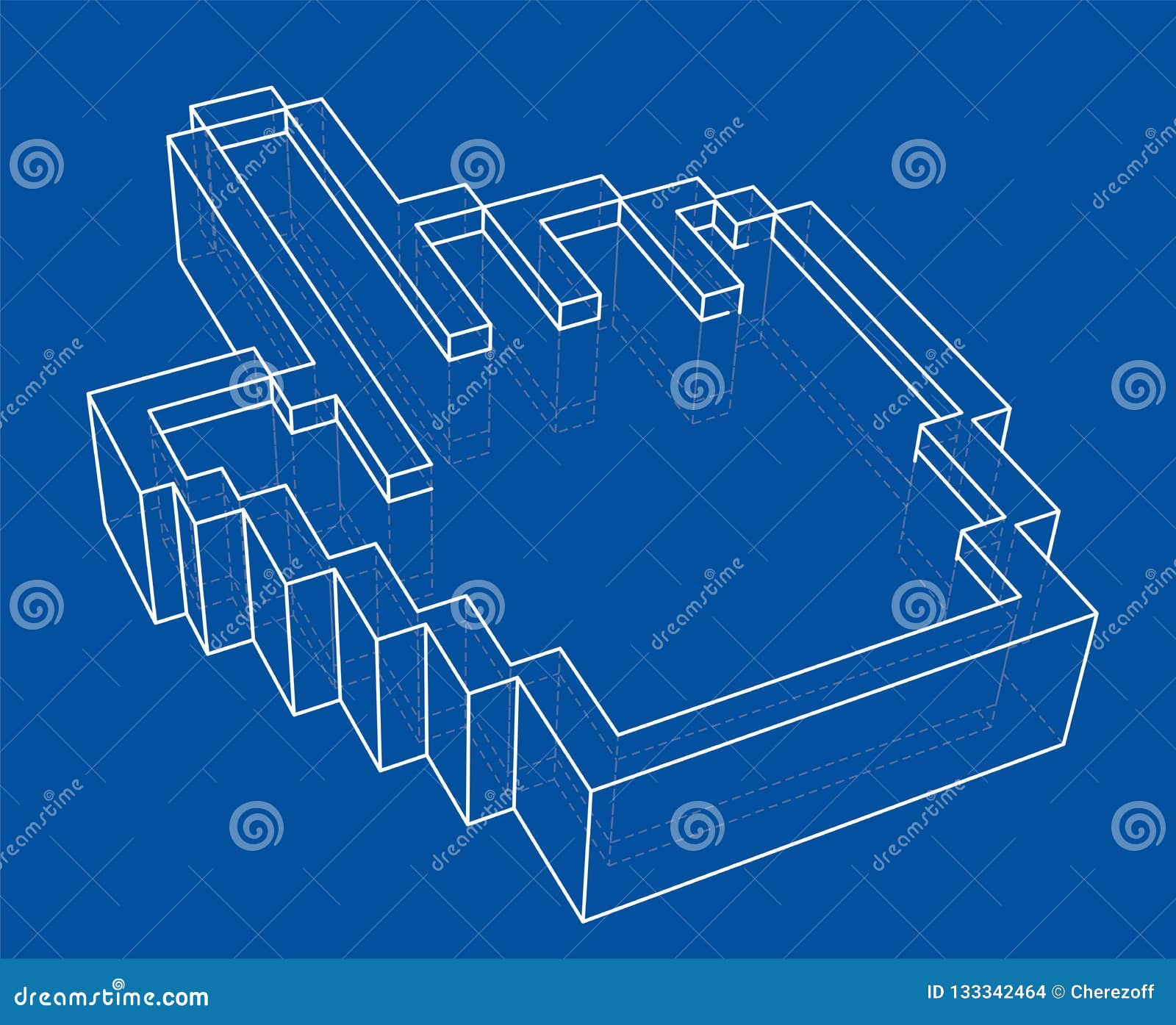 Pointer Hand Icon. 3d Illustration Stock Illustration - Illustration of ...