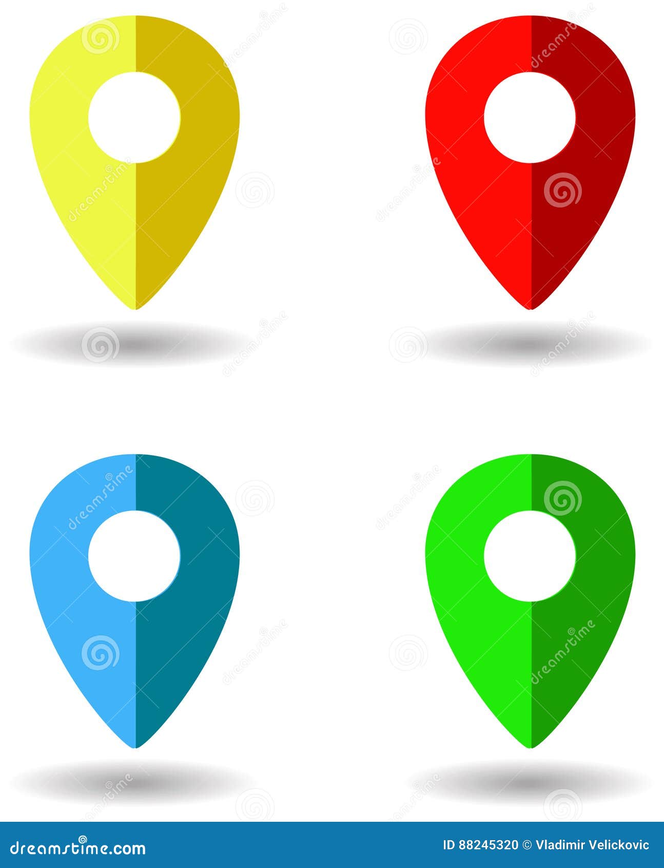 Pointer icons stock vector. Illustration of file, graphics - 88245320