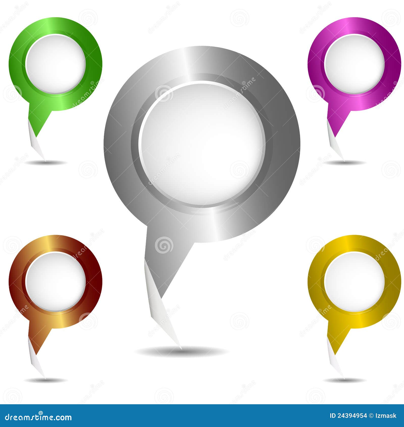 Pointer Labels Cartoon Vector | CartoonDealer.com #24042523