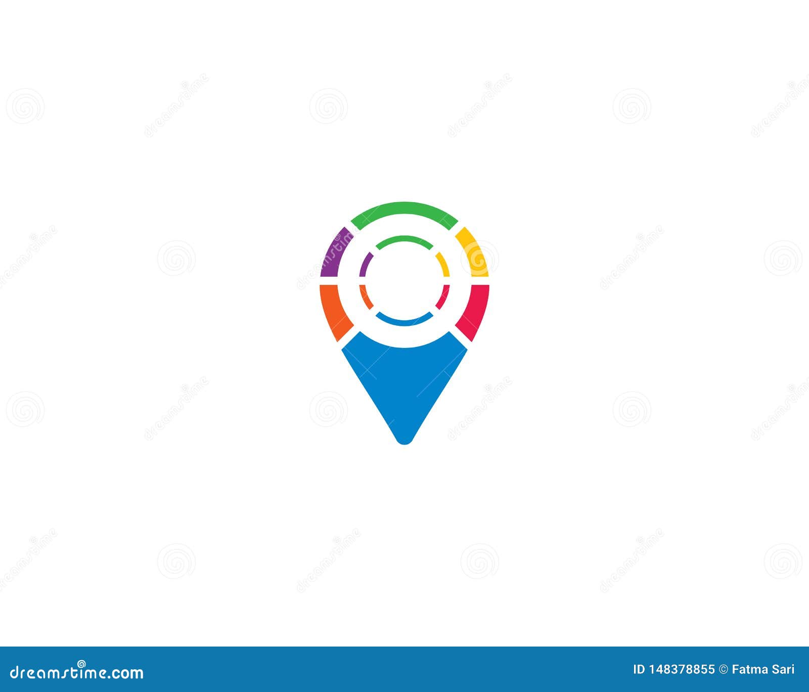 Pointer Logo Template Vector Icon Stock Vector - Illustration of ...