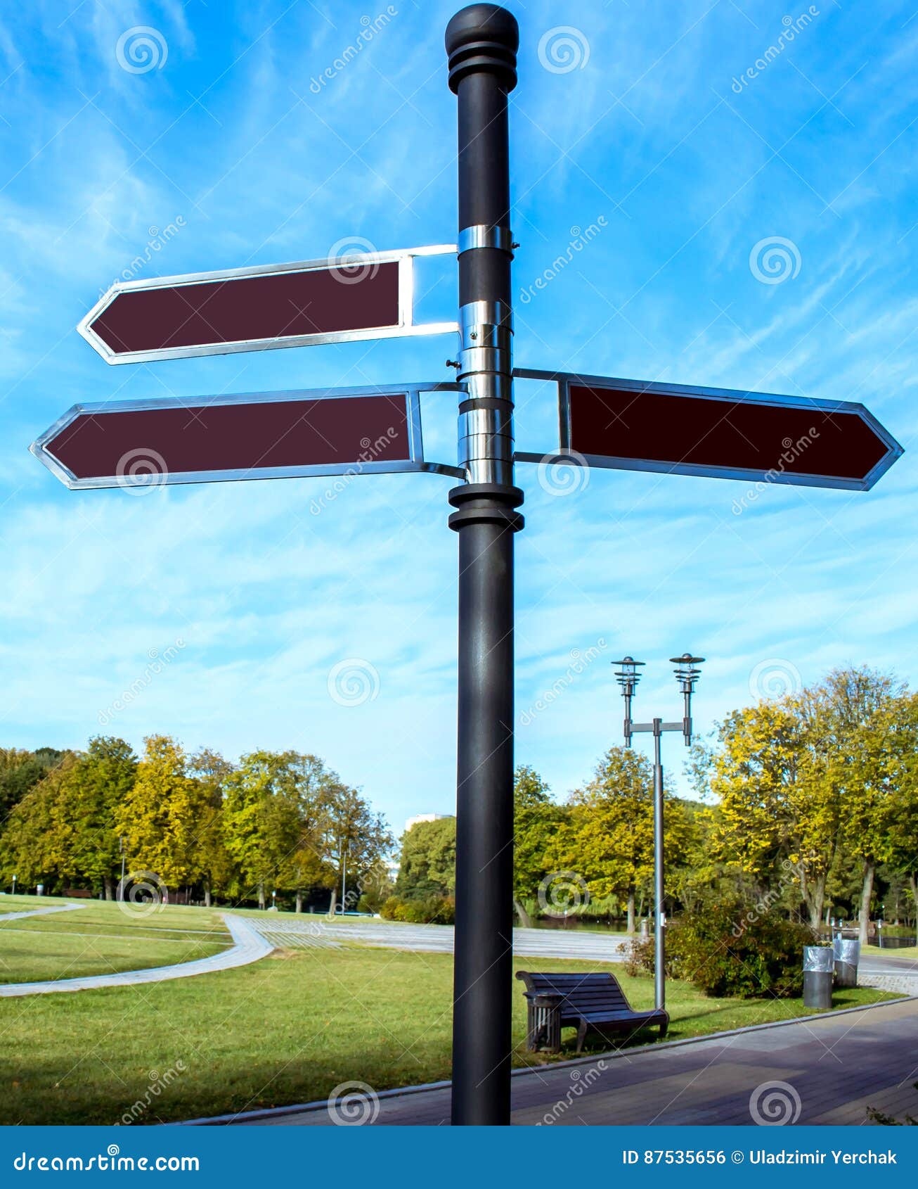 Pointer road stock photo. Image of guidepost, directional - 87535656