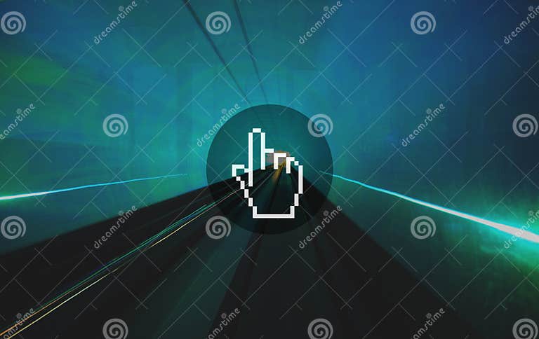 Pointer Selection Cursor Access Connection Networking Concept Stock 7946