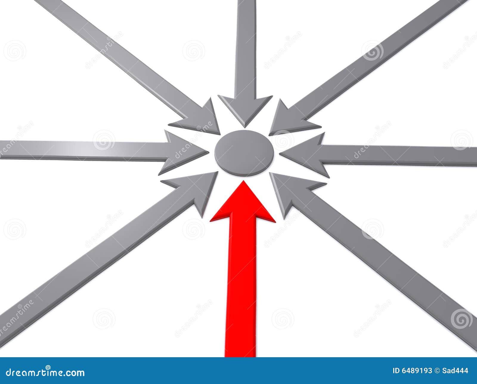 Pointer to target stock illustration. Illustration of ideas - 6489193