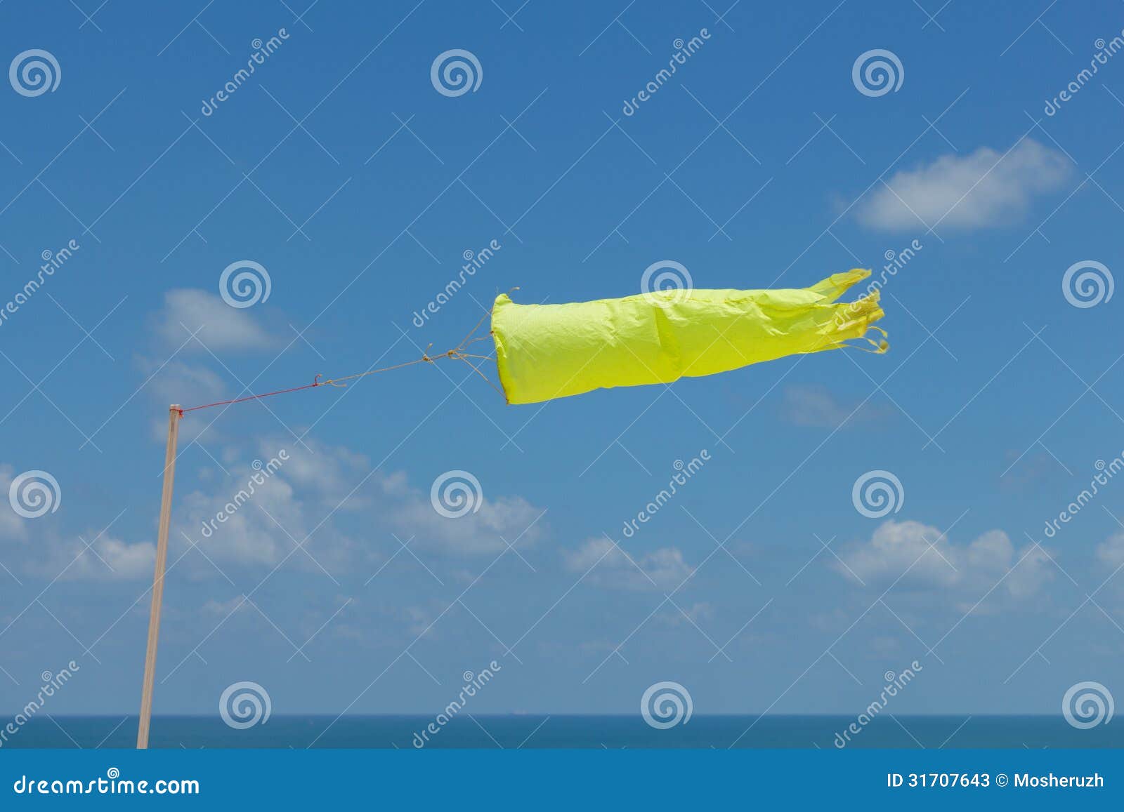 Pointer To the Wind Direction. Stock Image - Image of accessory ...