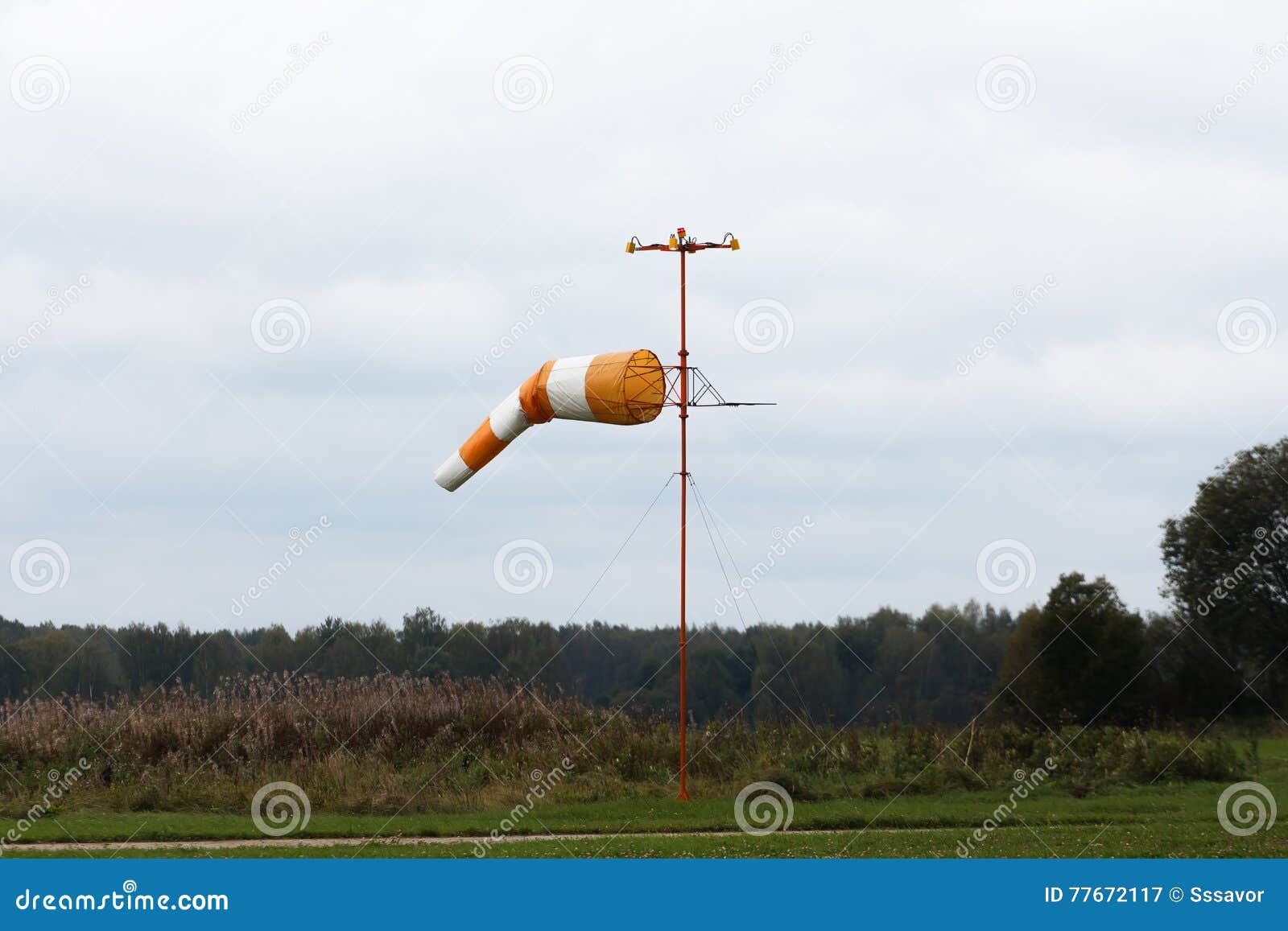 Pointer wind vane stock image. Image of compass, meteorology - 77672117