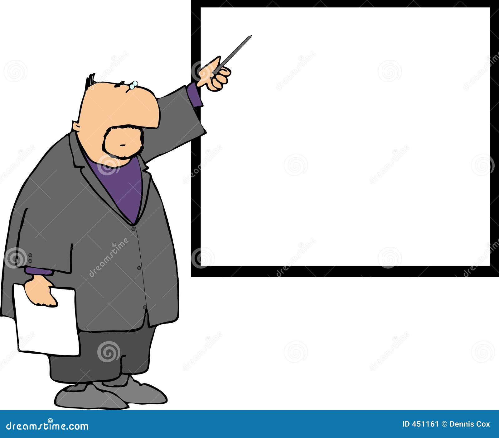 Pointerman stock illustration. Illustration of point, pointing - 451161