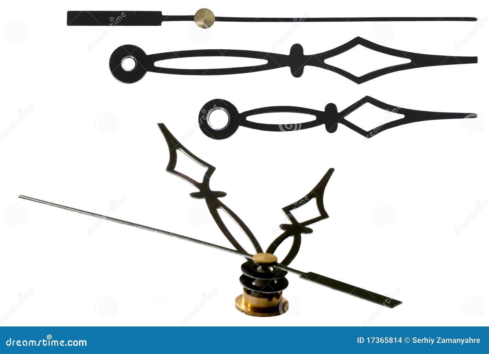 Pointers of analog watch stock photo. Image of measure - 17365814