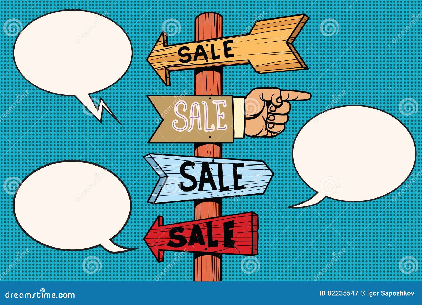 Pointers Arrow Directions Cartoon Vector | CartoonDealer.com #147711935