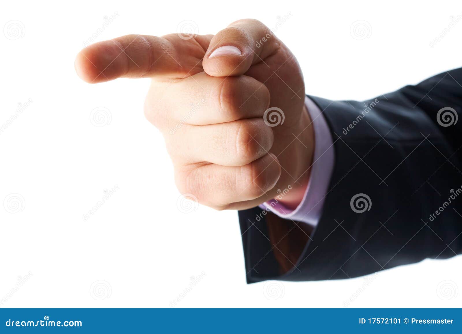 Pointing stock image. Image of idea, gesture, isolated - 17572101