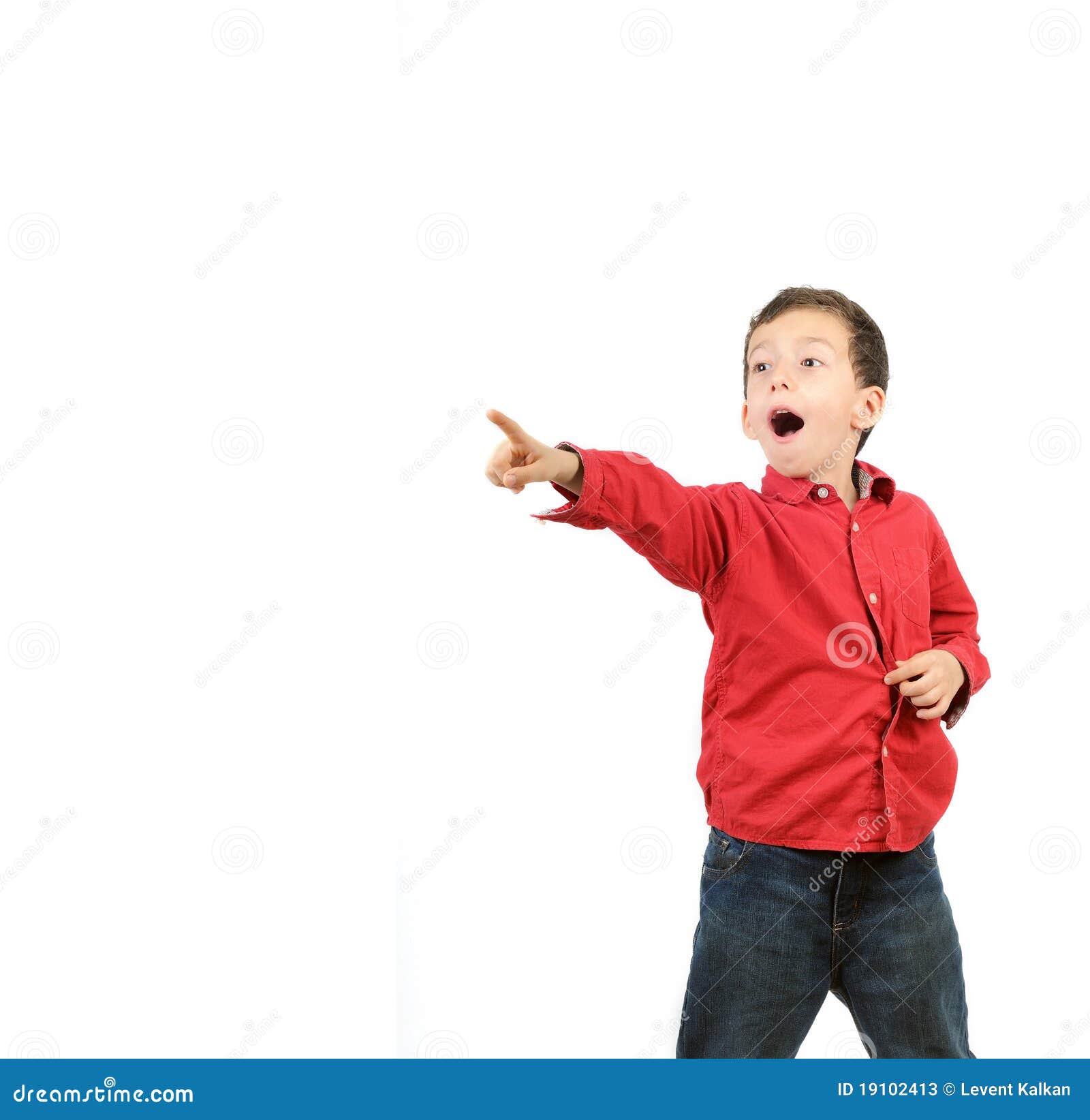 Pointing stock image. Image of blonde, children, look - 19102413