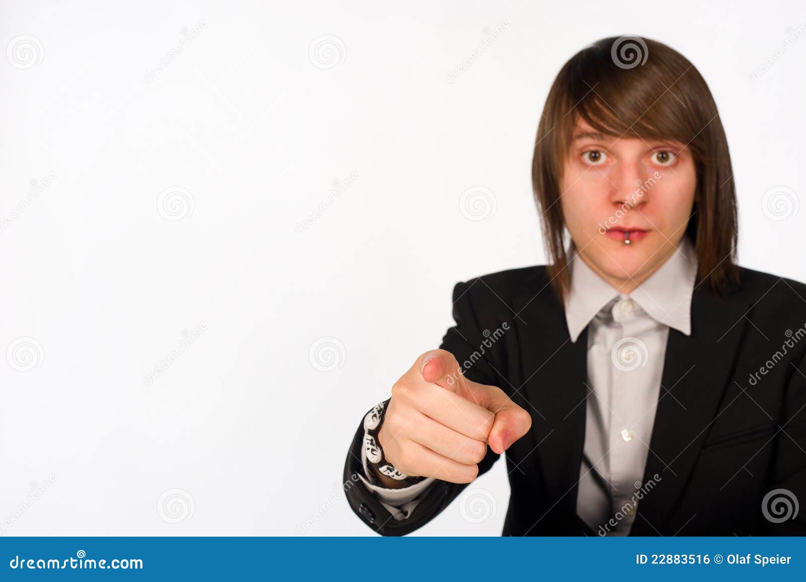 Pointing stock photo. Image of pointing, gesture, male - 22883516
