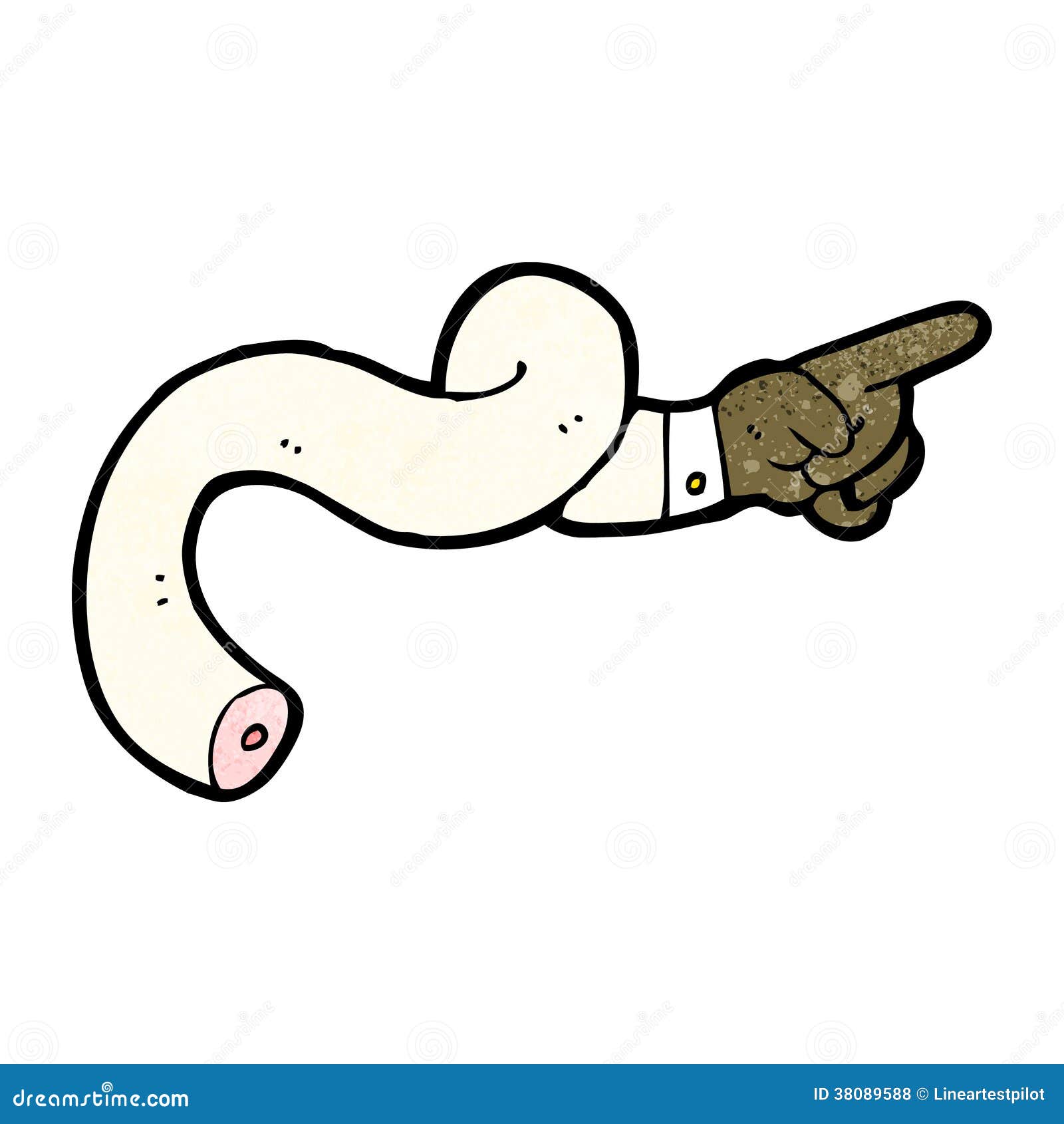 Pointing arm symbol stock vector. Illustration of hand - 38089588