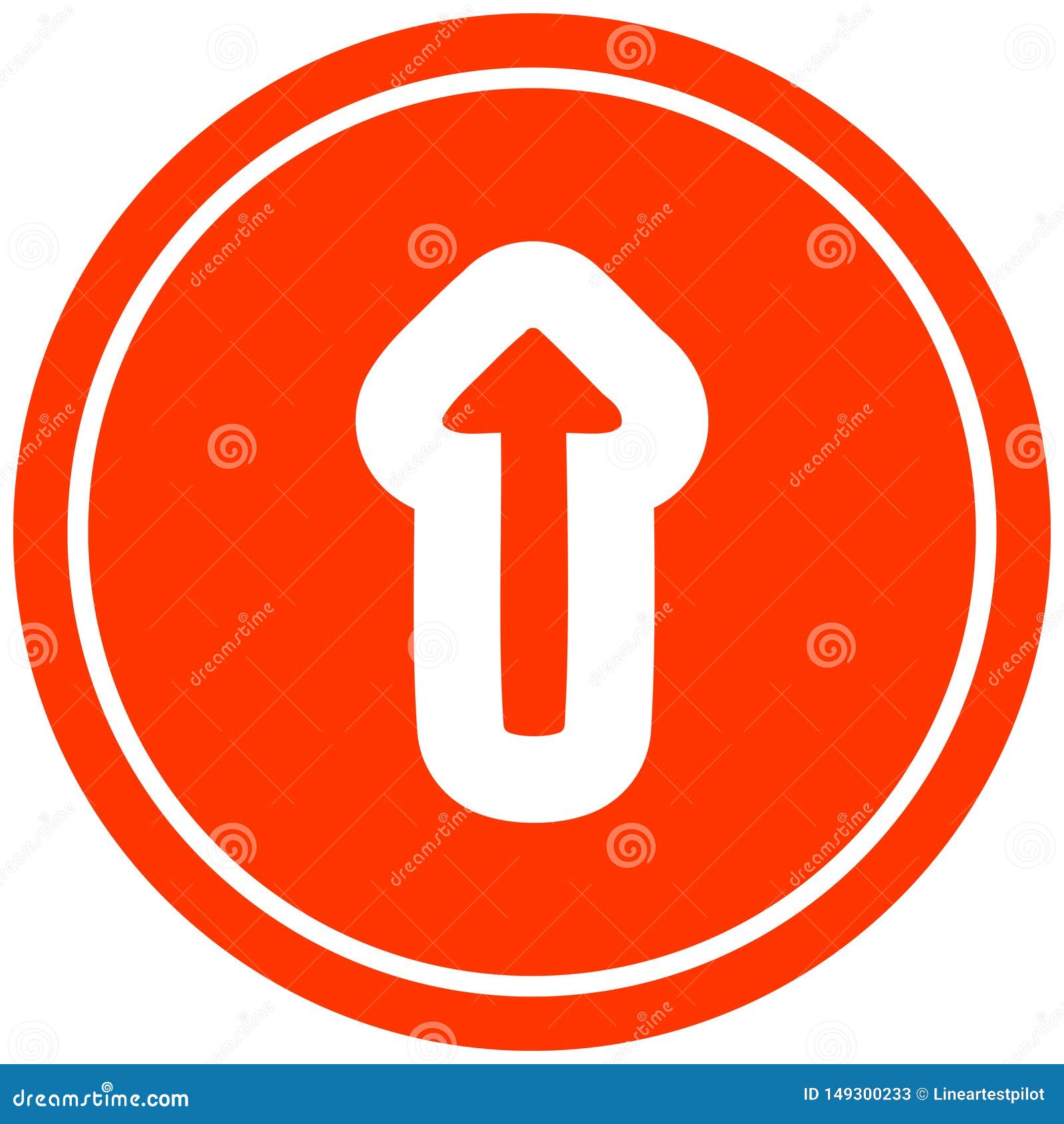 Pointing Arrow Circular Icon Stock Vector - Illustration of pointing ...
