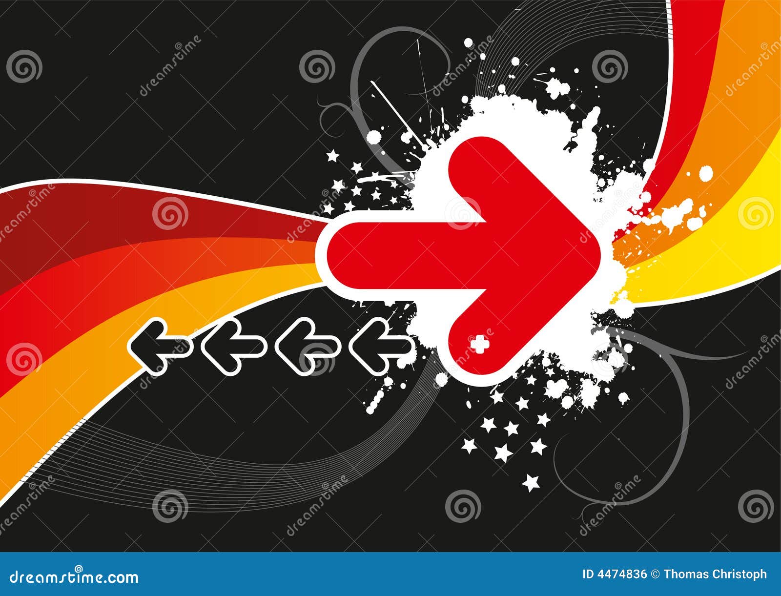 Pointing Arrows stock vector. Illustration of computer - 4474836