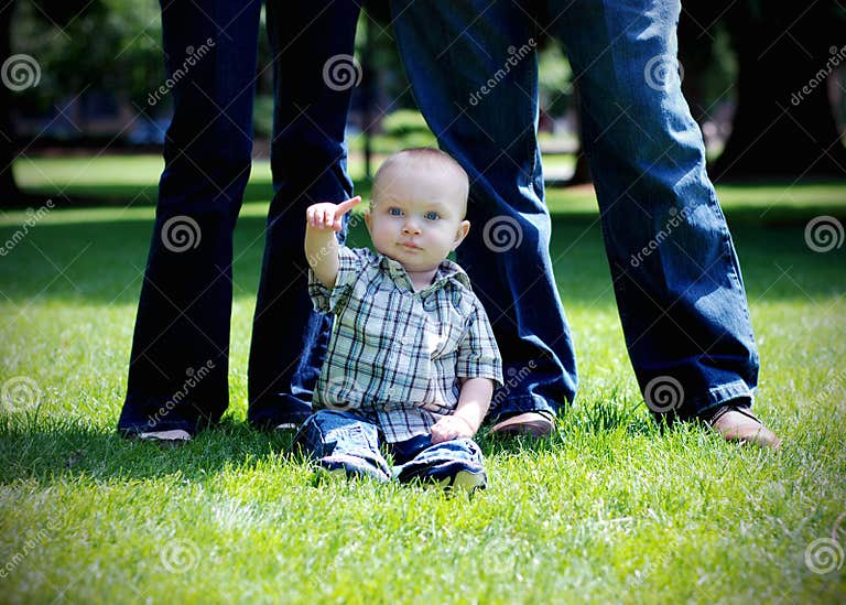 Pointing Baby - horizontal stock photo. Image of toddler - 5559910