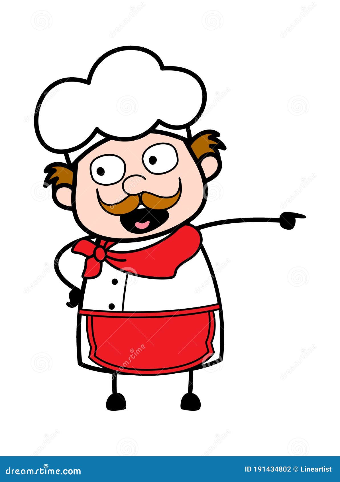 Pointing Businessman Cartoon Illustration Stock Illustration ...