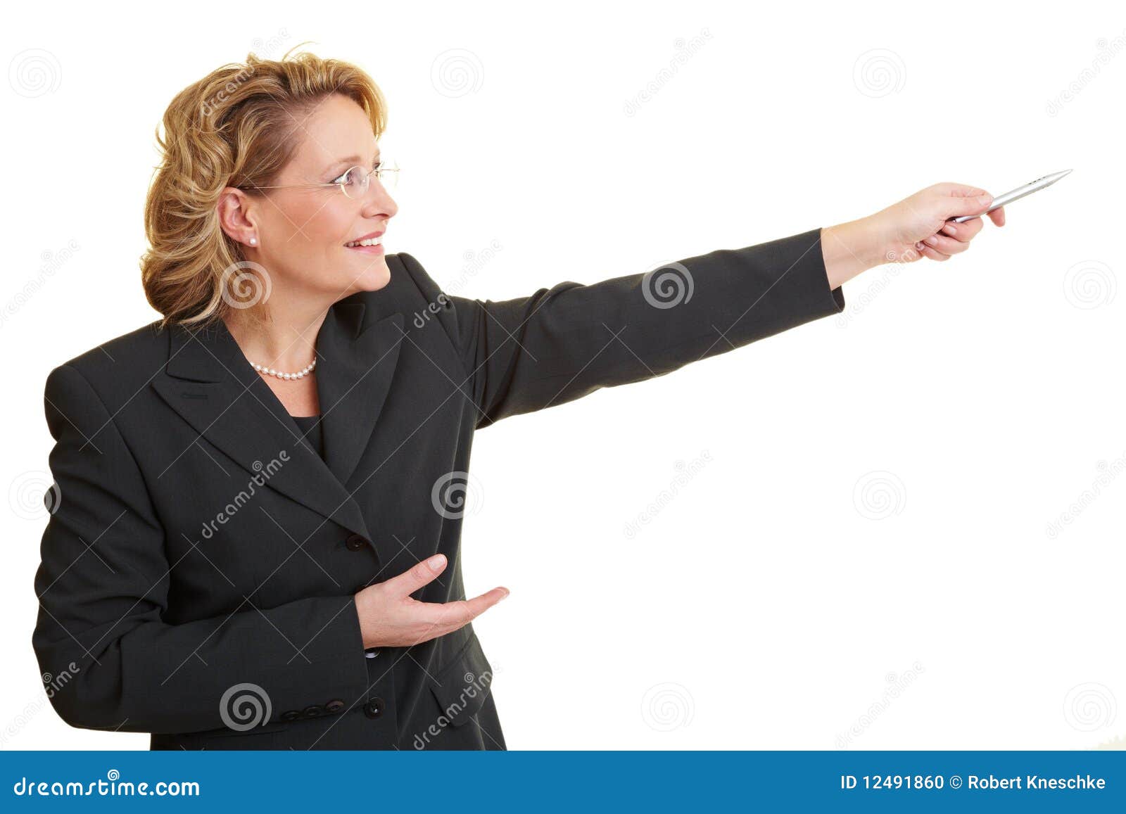 Pointing in a direction stock photo. Image of control - 12491860