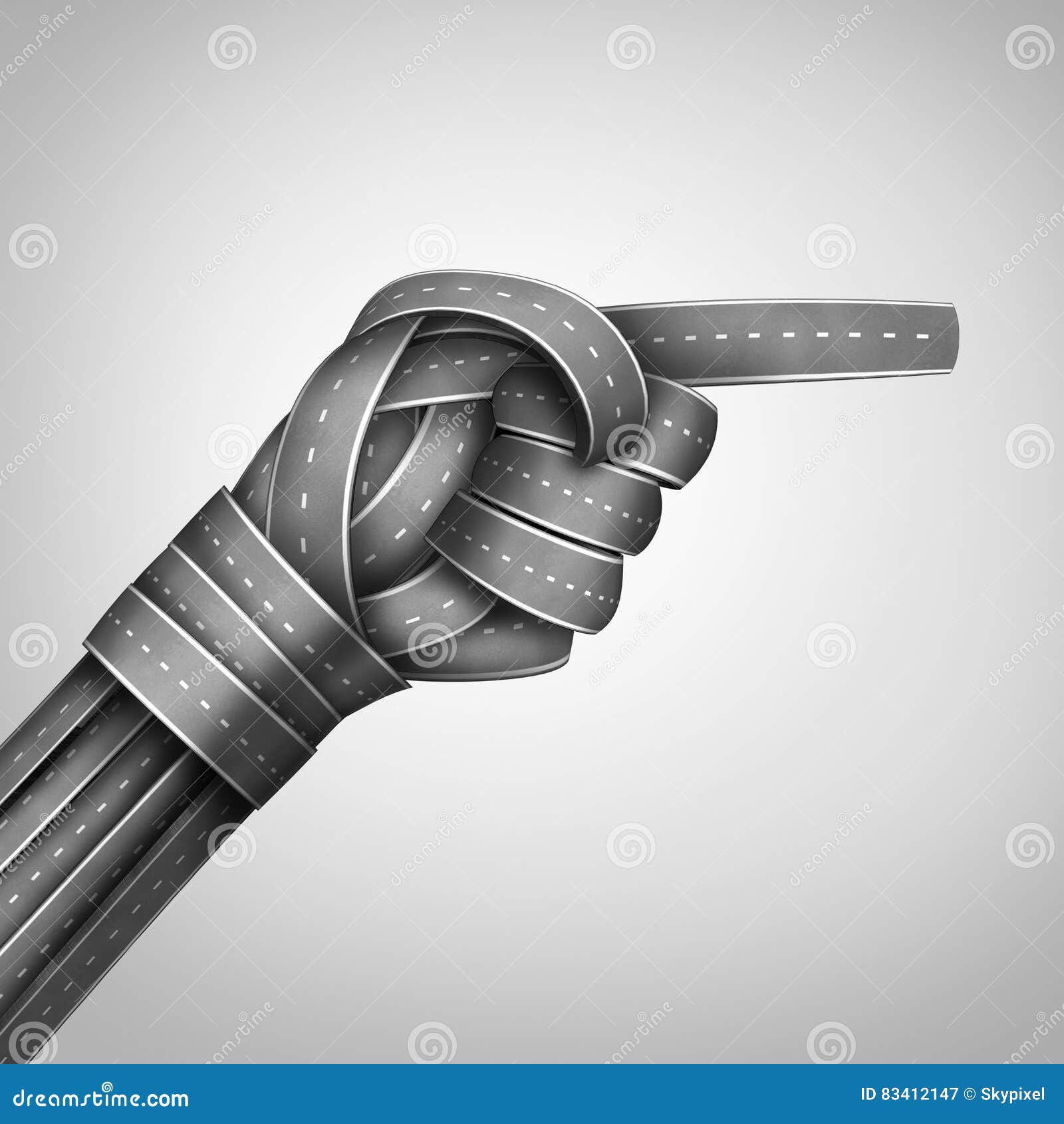 Man Is Pointing In The Direction Of A Red Arrow Cartoon Vector ...