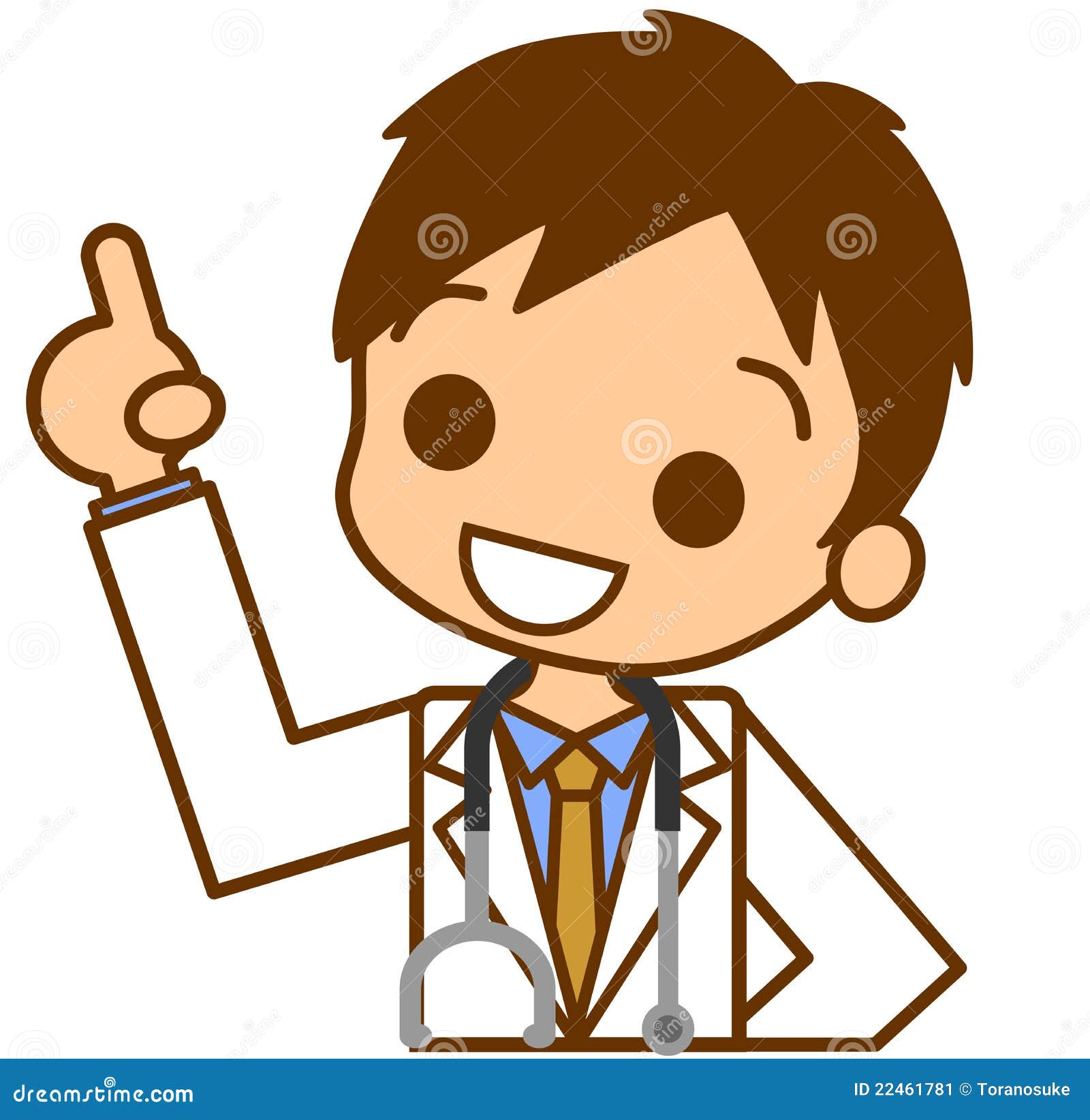 Pointing doctor stock illustration. Illustration of health - 22461781